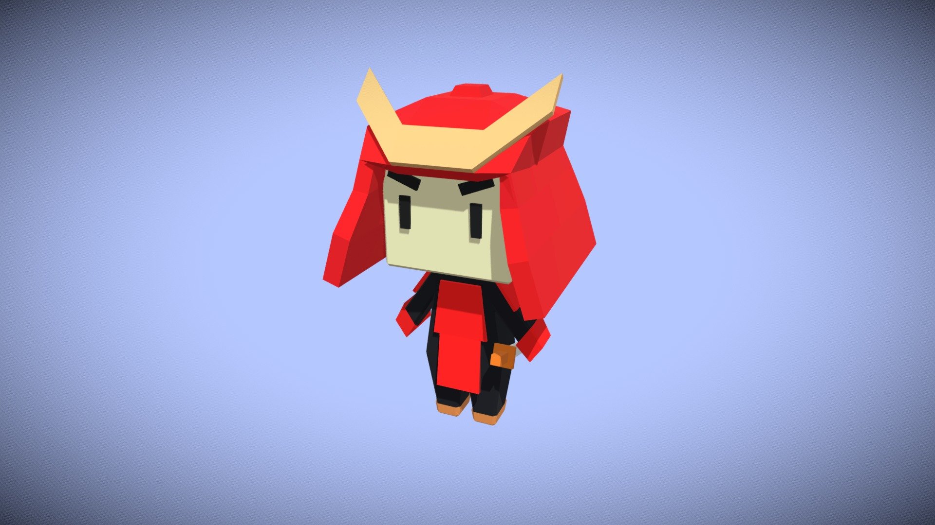 Samurai (Low Poly) - Download Free 3D model by jsandwich96 [5780d7d ...