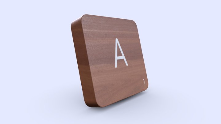 Scrabble 3D models - Sketchfab