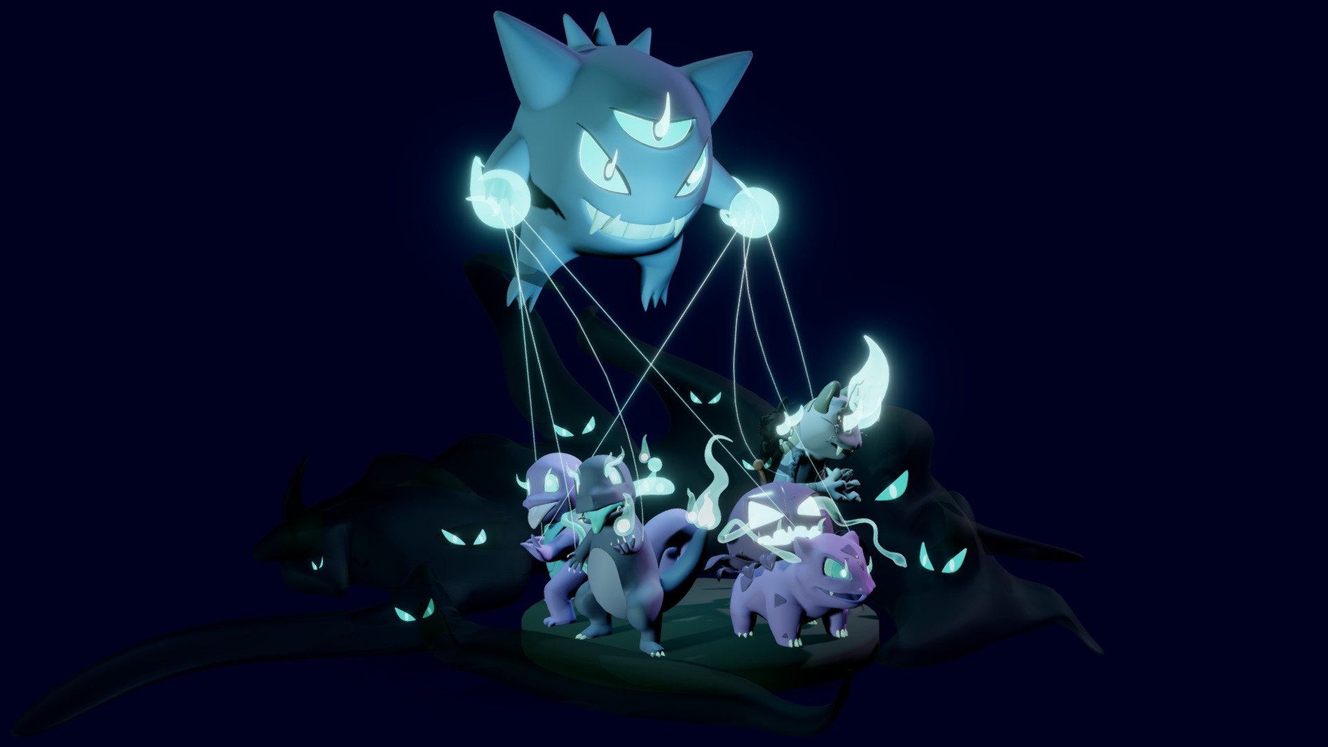 Gengar's Possessed Pokemon - Download Free 3D model by spritemare ...