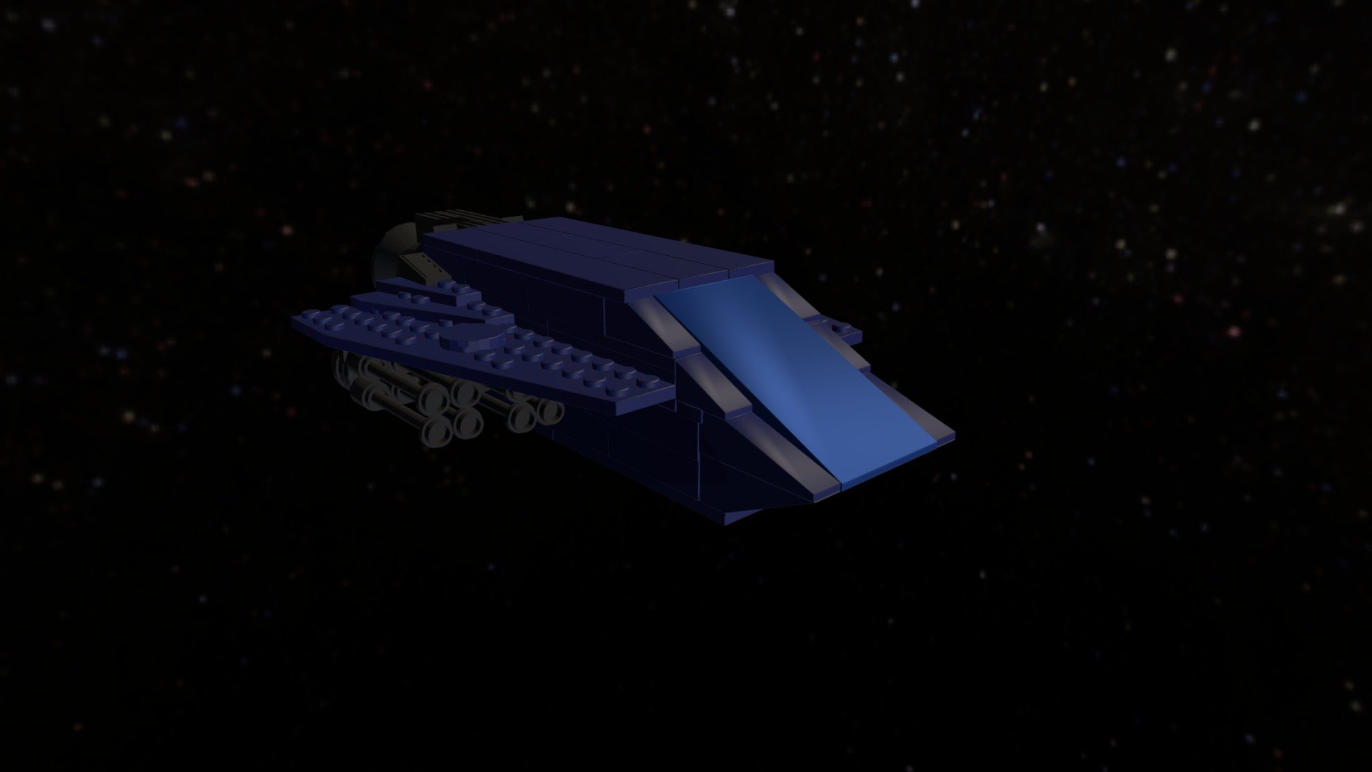 Blocky lego spaceship modle - Download Free 3D model by AmeronRandhawa ...