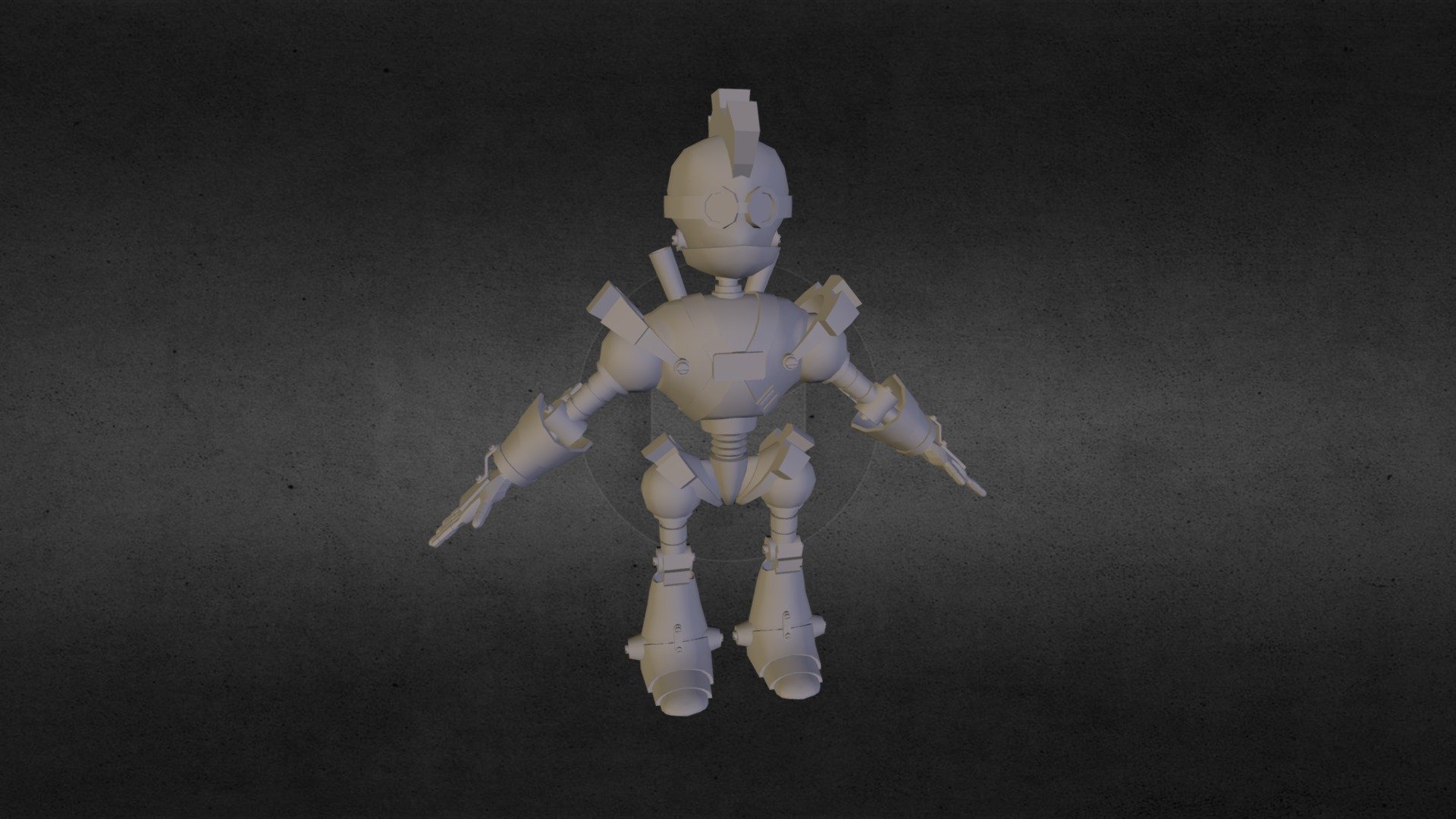 Robot - 3D model by NickTillman [5786685] - Sketchfab