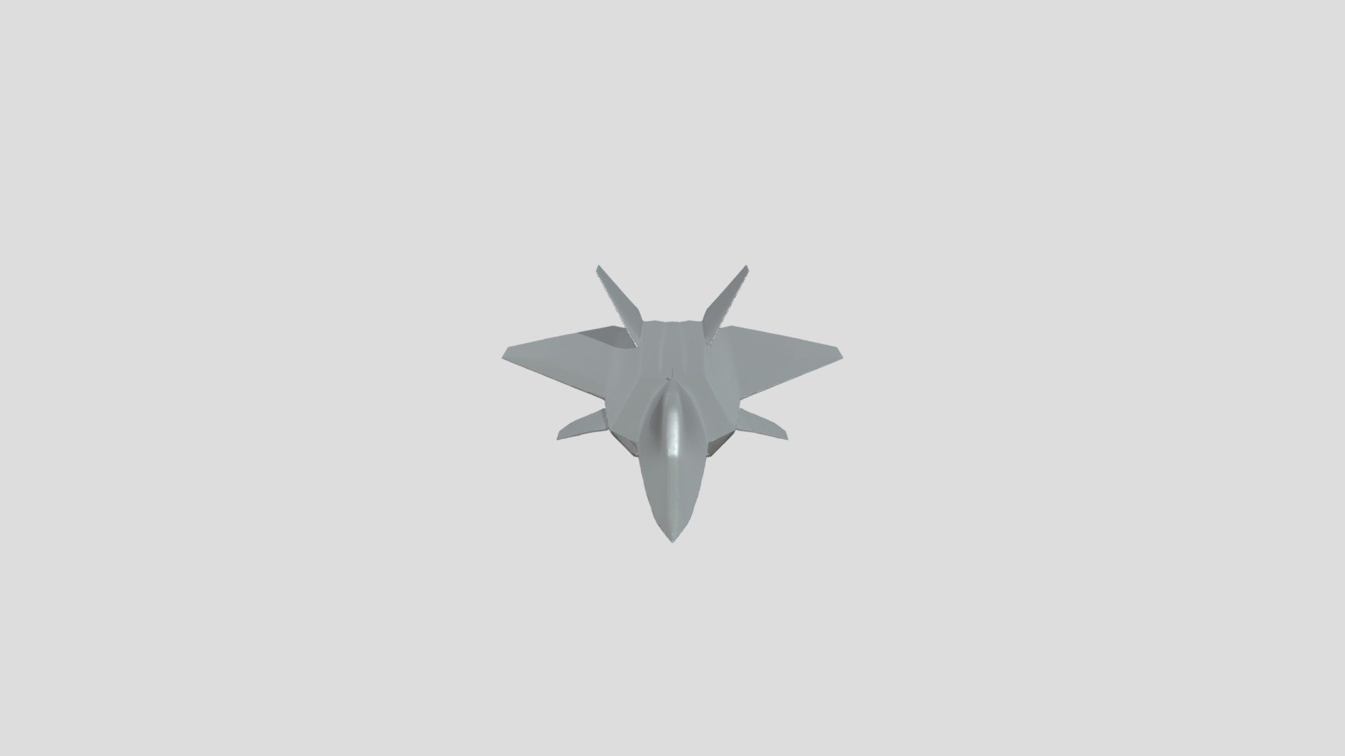 stealth fighter jet - 3D model by kilosauro [57877f7] - Sketchfab