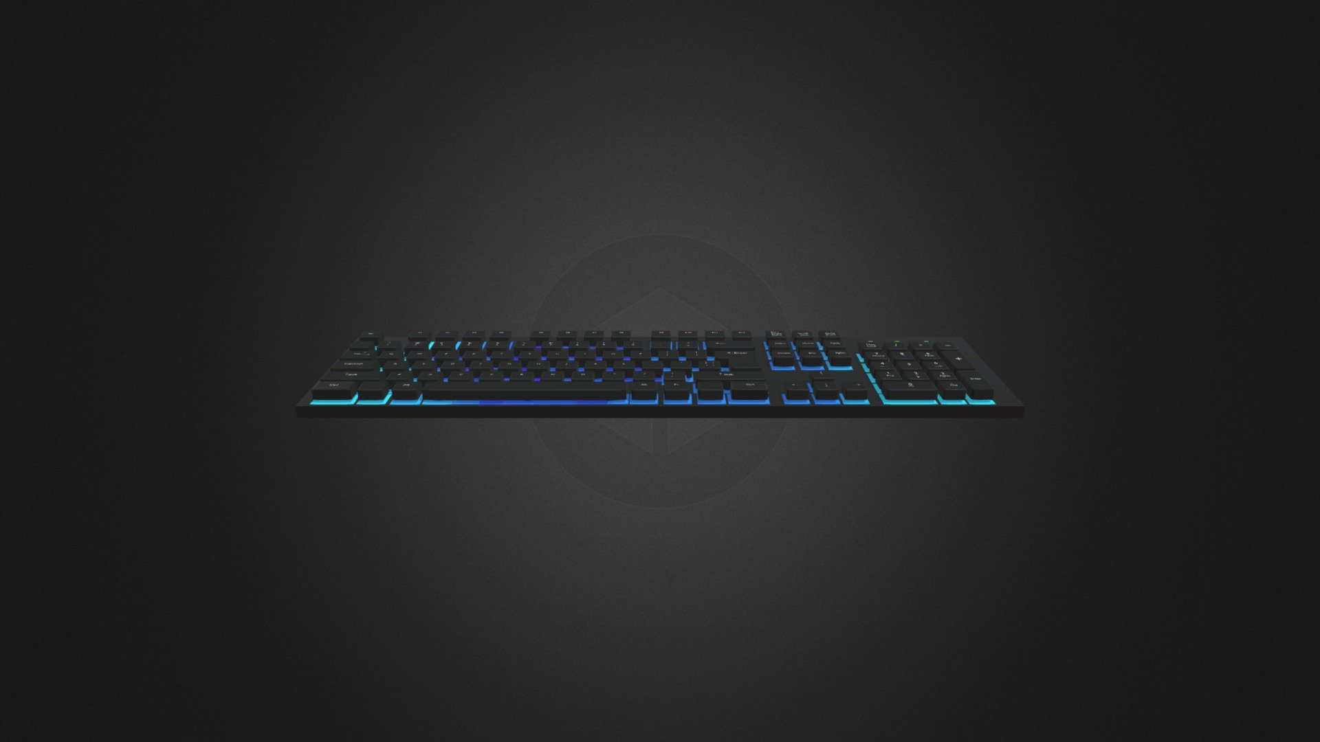 backlit keyboard blue - Download Free 3D model by mfk (@mfkffzl ...