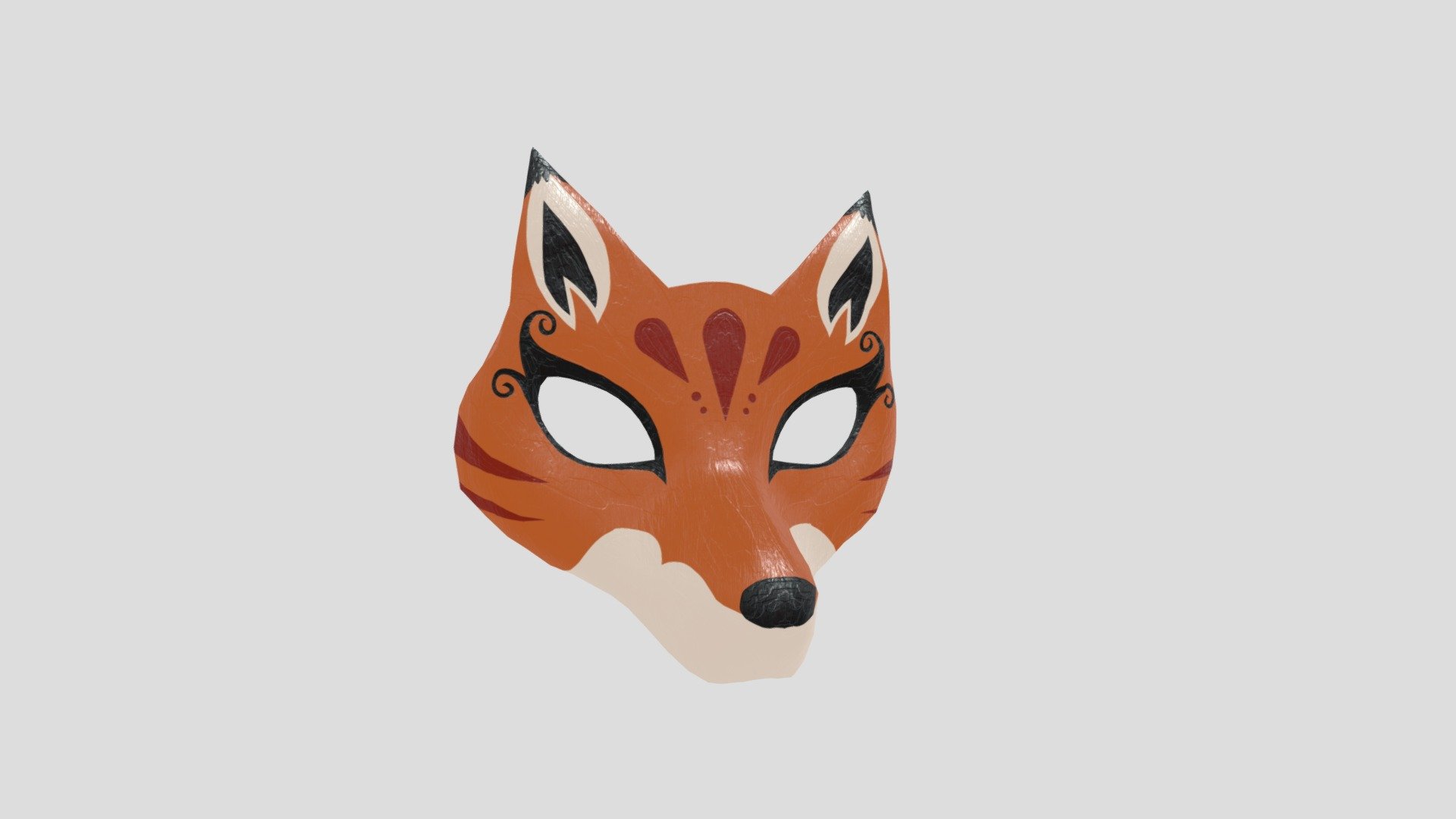 Fox Mask - 3D model by amsiu [5788ed8] - Sketchfab