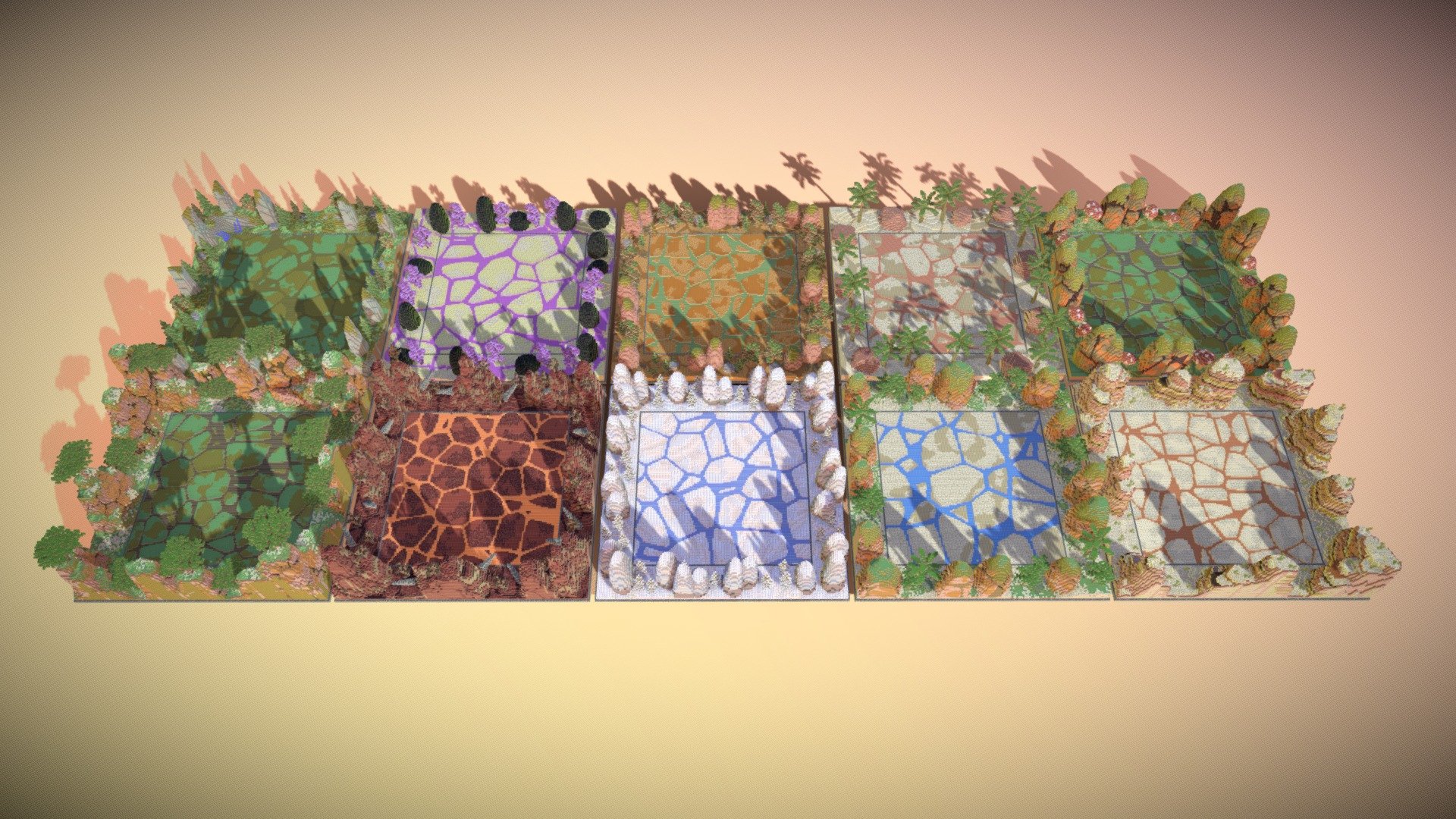 10 Flat PvP Arenas - 3D model by Pabitoo [578a3b2] - Sketchfab