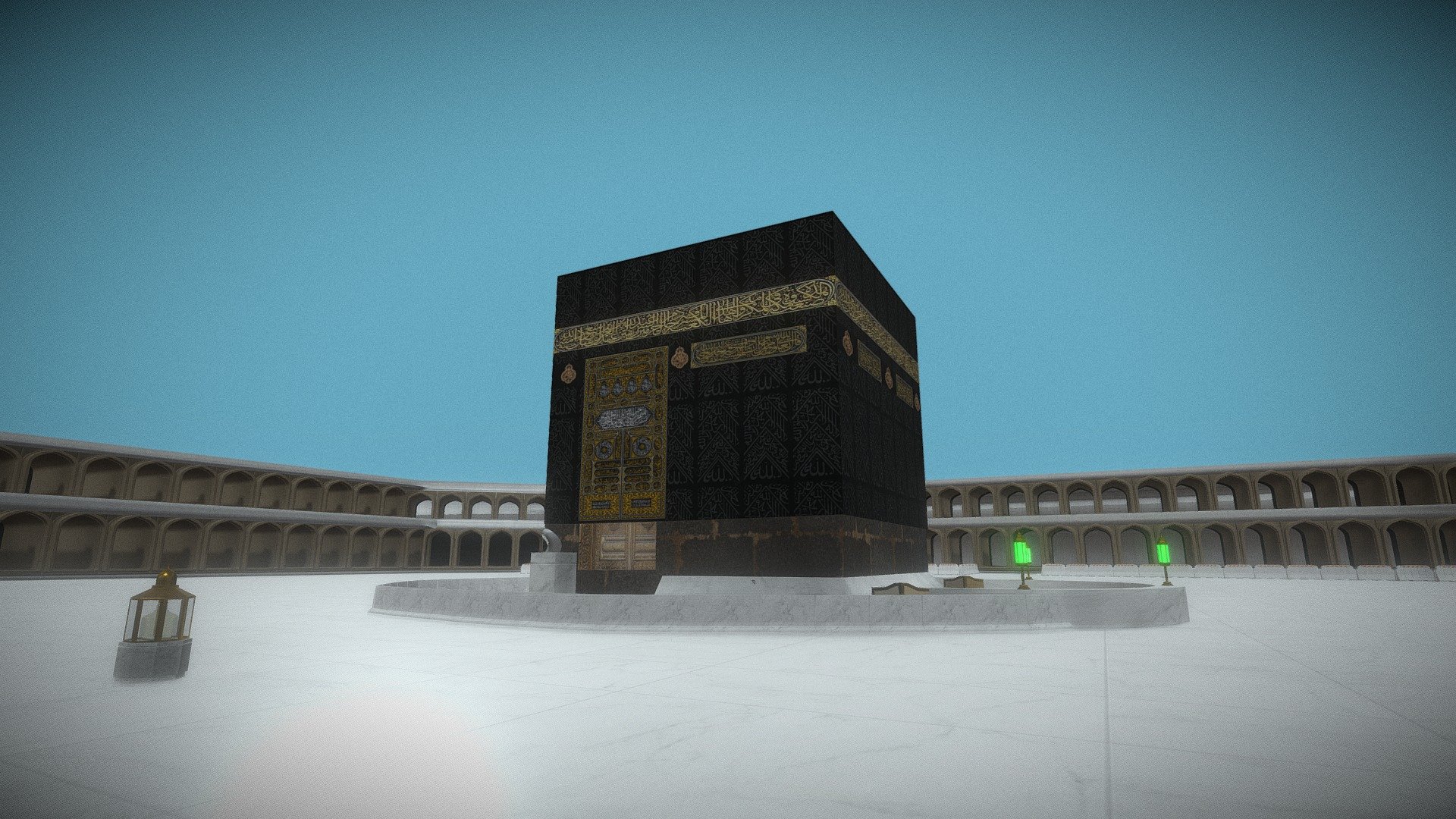 Masjid al-Haram (kaaba) - Download Free 3D model by Mostafa Ebrahim ...