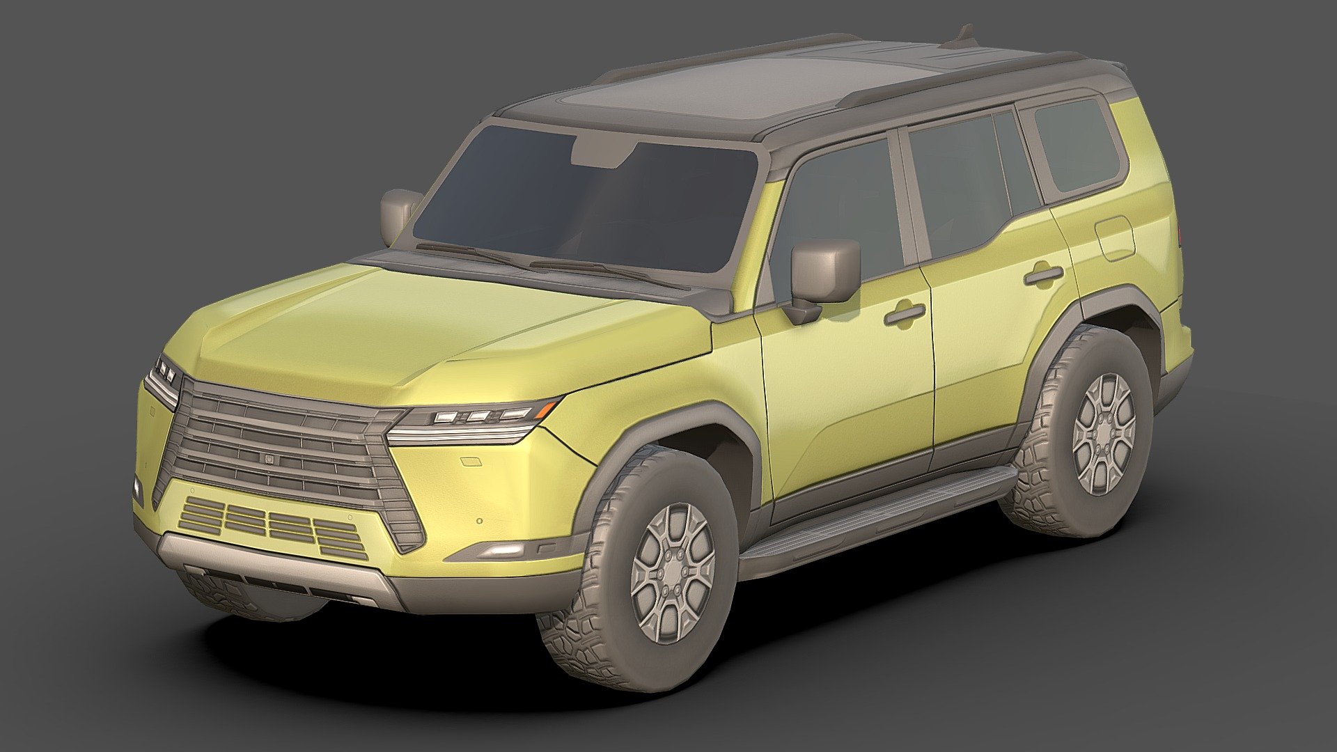 Lexus GX Low-Poly 2025 - 3D model by Sidra (@Sidramax) [578a93e] - Sketchfab