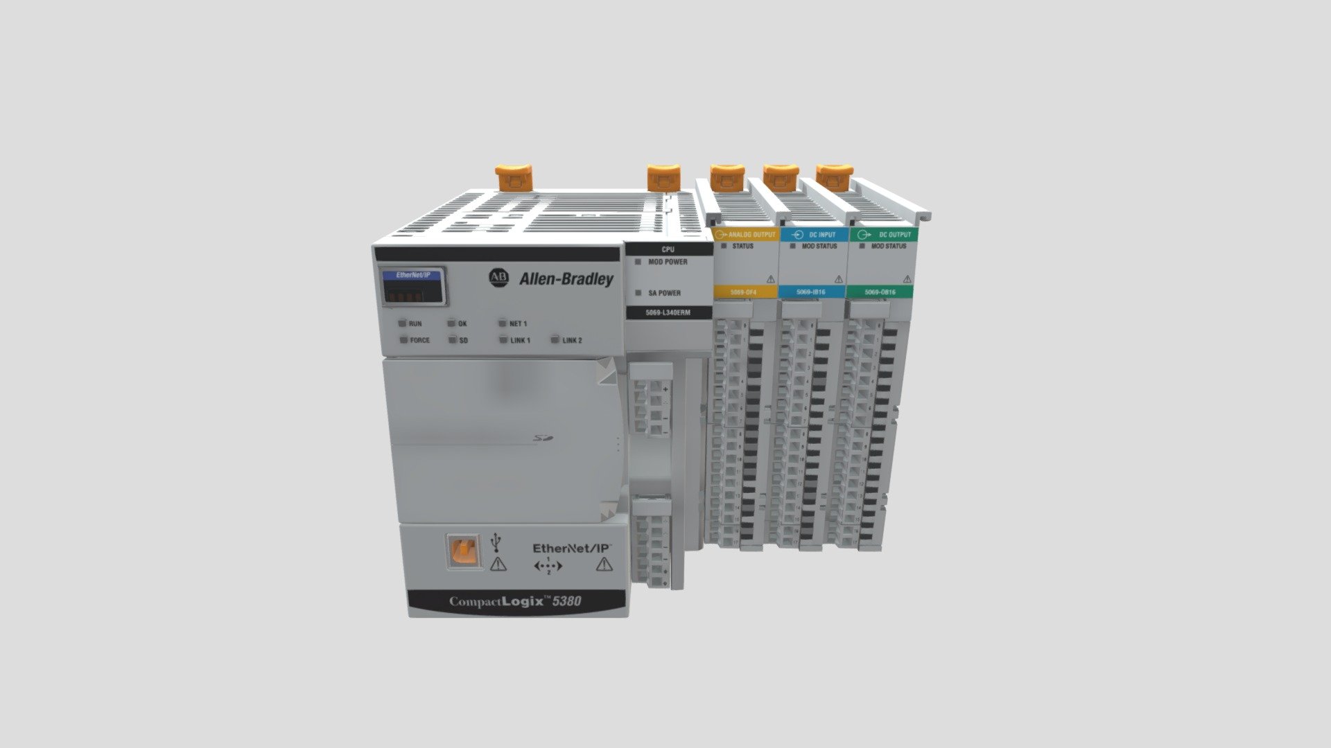 Compact Logix 5380 Process Controller R2 - 3D model by Aquent Studios ...
