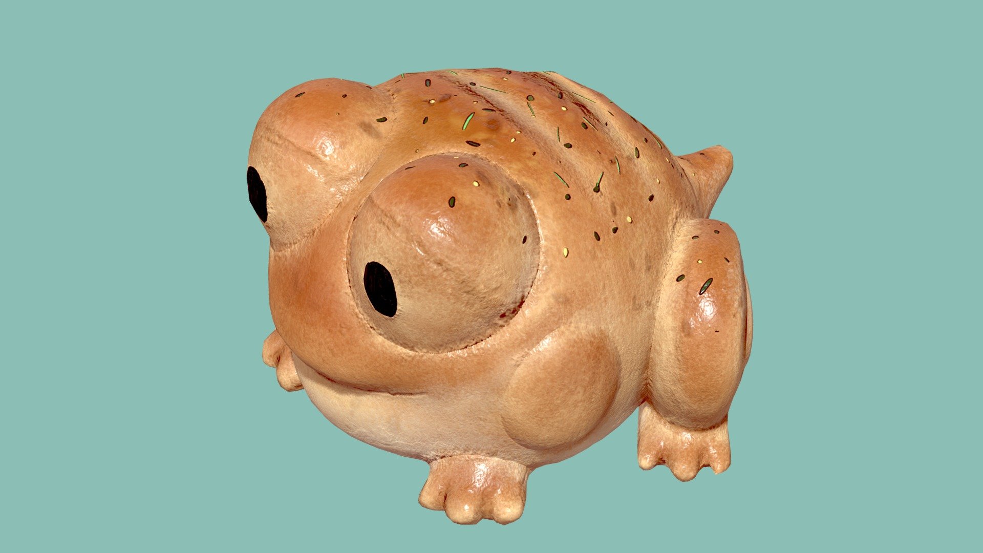 froggy bread - 3D model by [Ribbit.Ram] (@Ribbit.Ram) [578f213] - Sketchfab