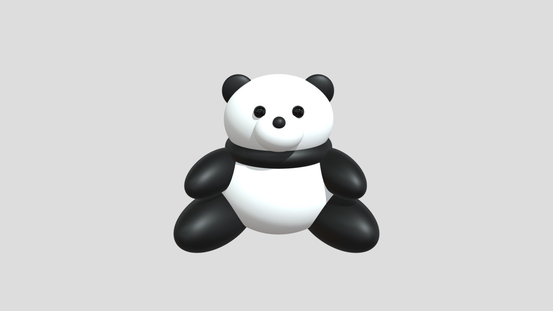 Panda - Download Free 3D model by Akinremi [578f3c1] - Sketchfab