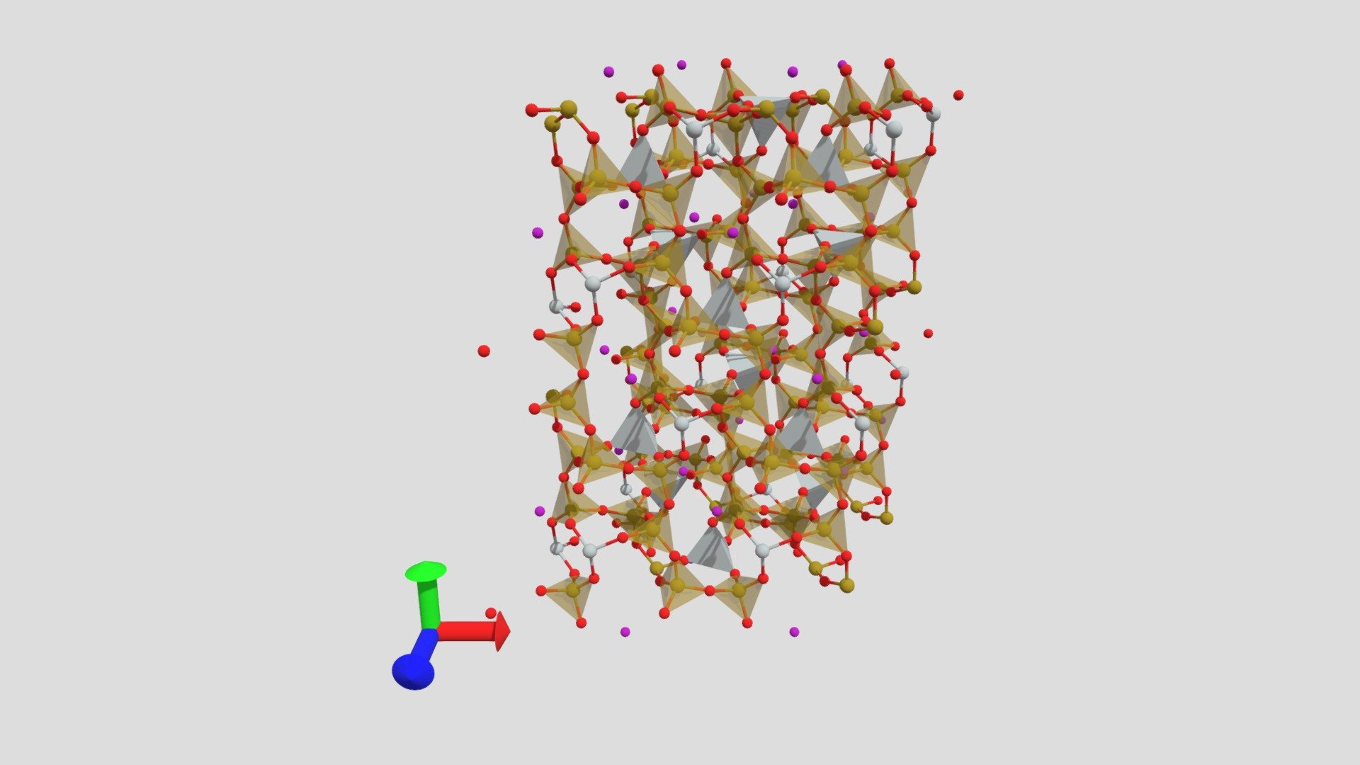 Plagioclase (Na- or Ca-feldspar) Supercell - Download Free 3D model by ...