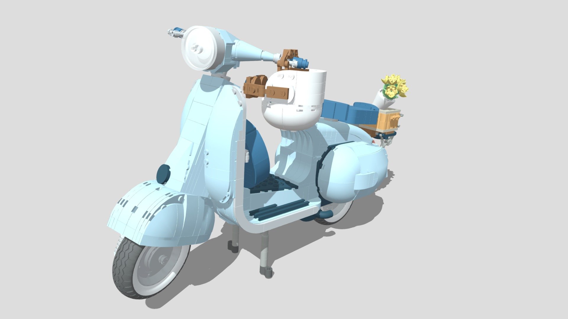 LEGO 10298 Vespa 125 - Download Free 3D model by Sleepy Sea Otter ...