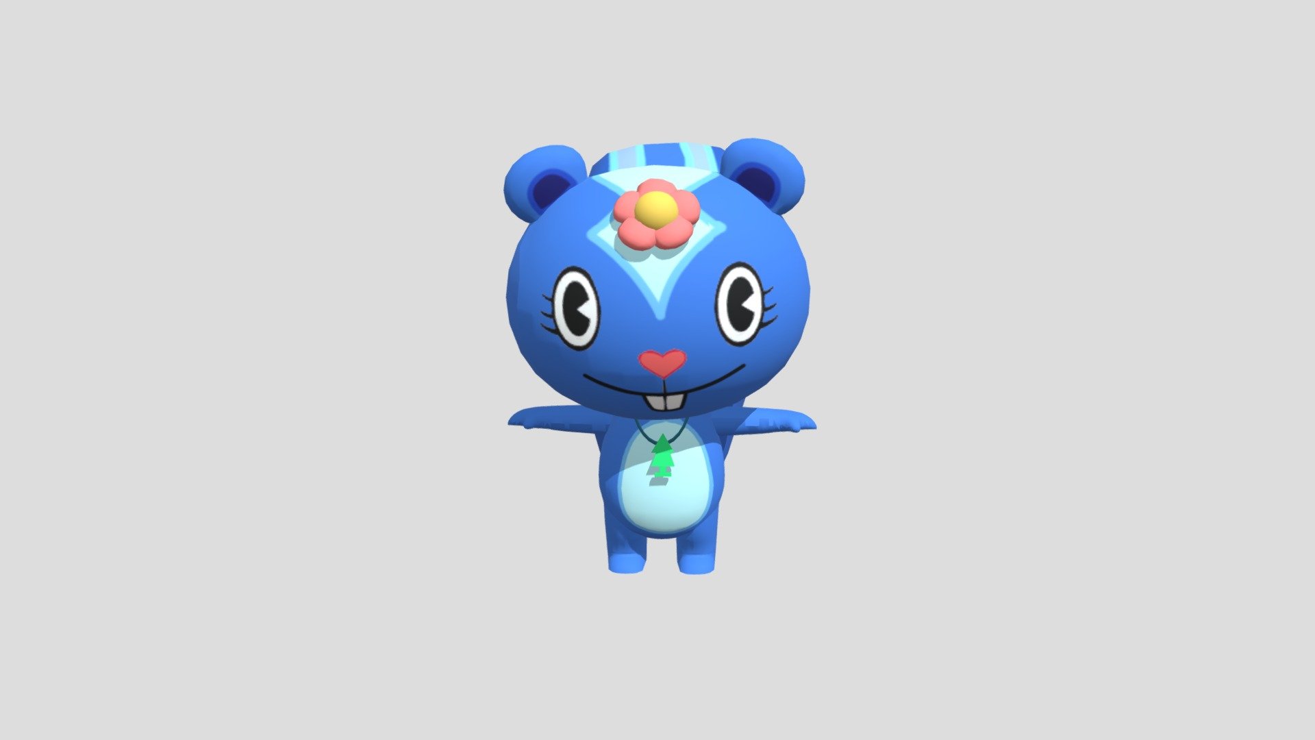 Petunia (Happy Tree Friends) - 3D model by Godzilla (@iamthayn ...