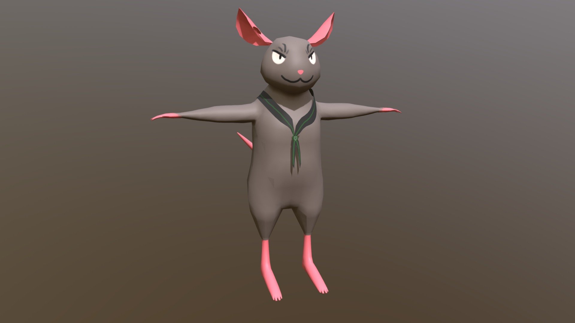 Cartoony Mouse - 3D model by Piranjak [579284a] - Sketchfab