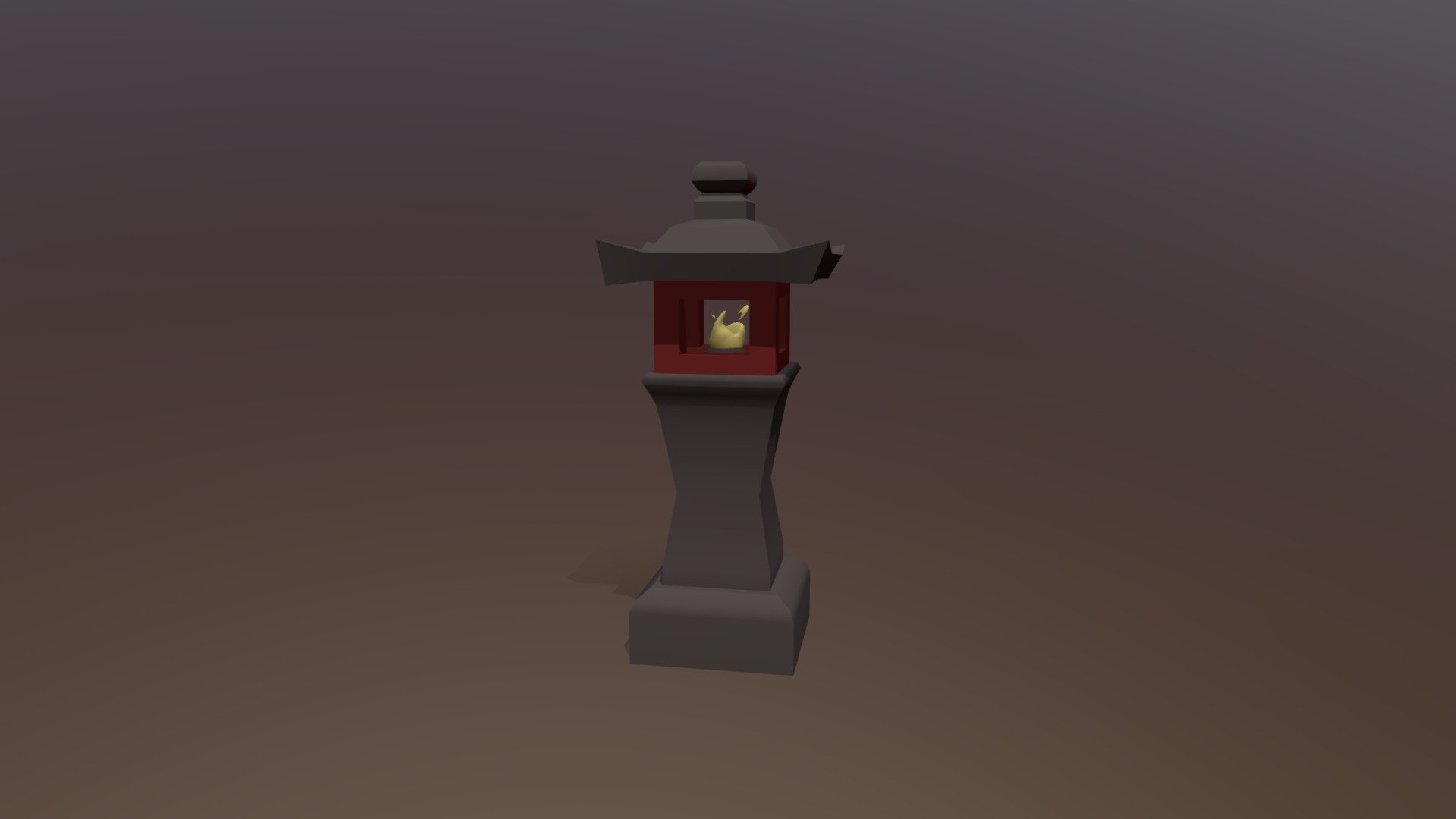 Low Poly Japanese Lantern - 3D model by Maxwell Walton (@MaxwellWalton ...