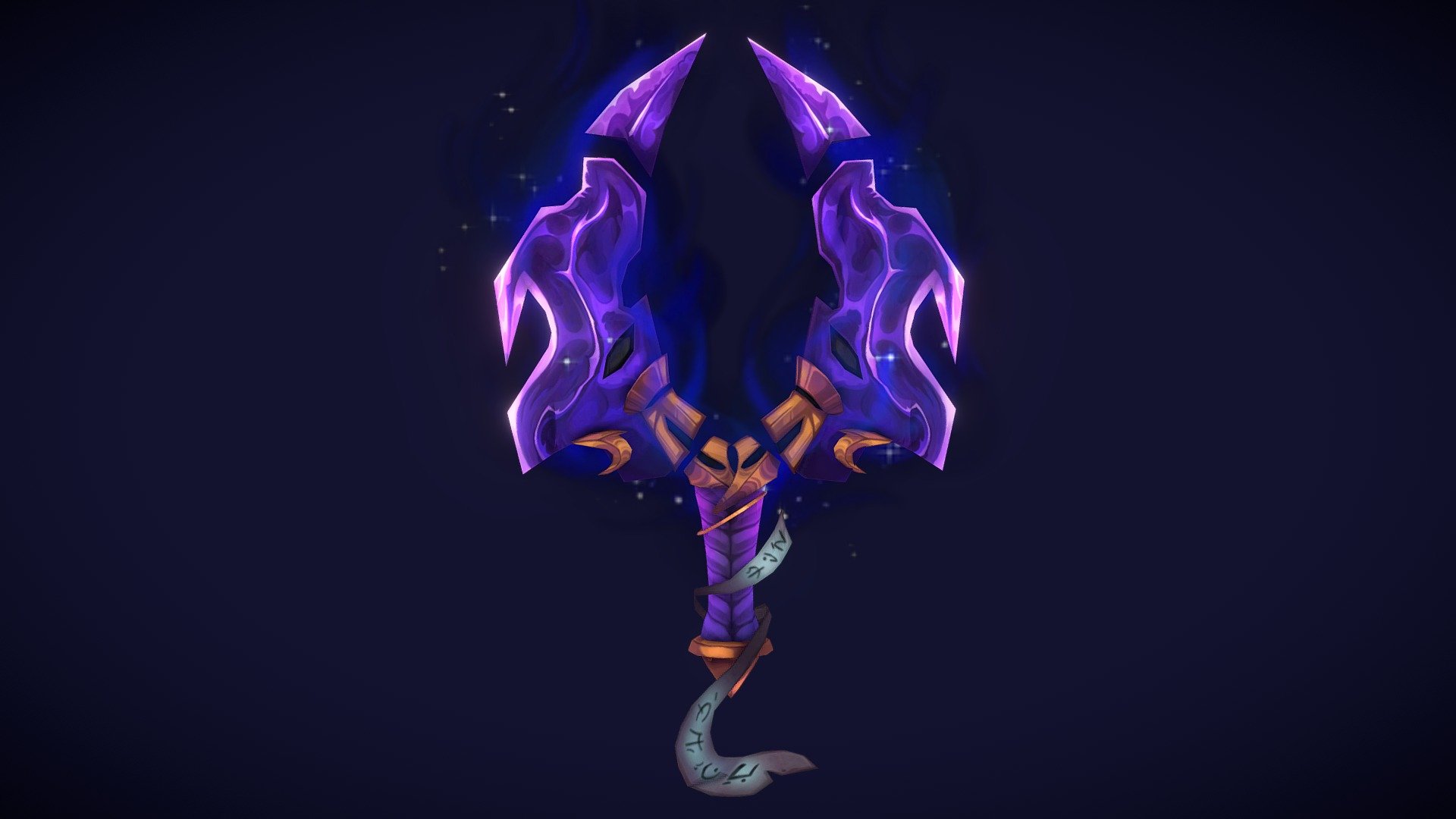 Mythic Voidelf Axe || DAE Weaponcraft 2023 - 3D model by Zsófia ...