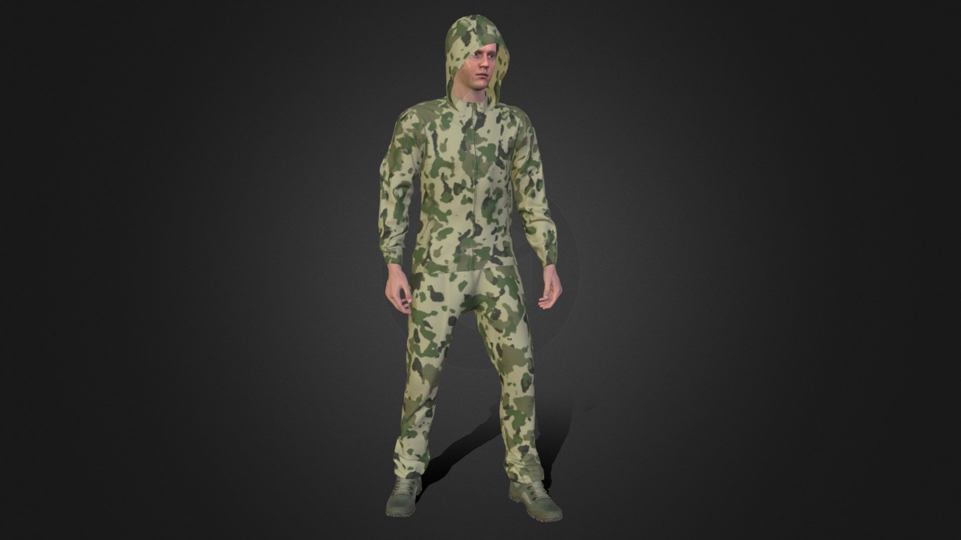 Man in Military Outfit 3 - Rigged - Buy Royalty Free 3D model by ...