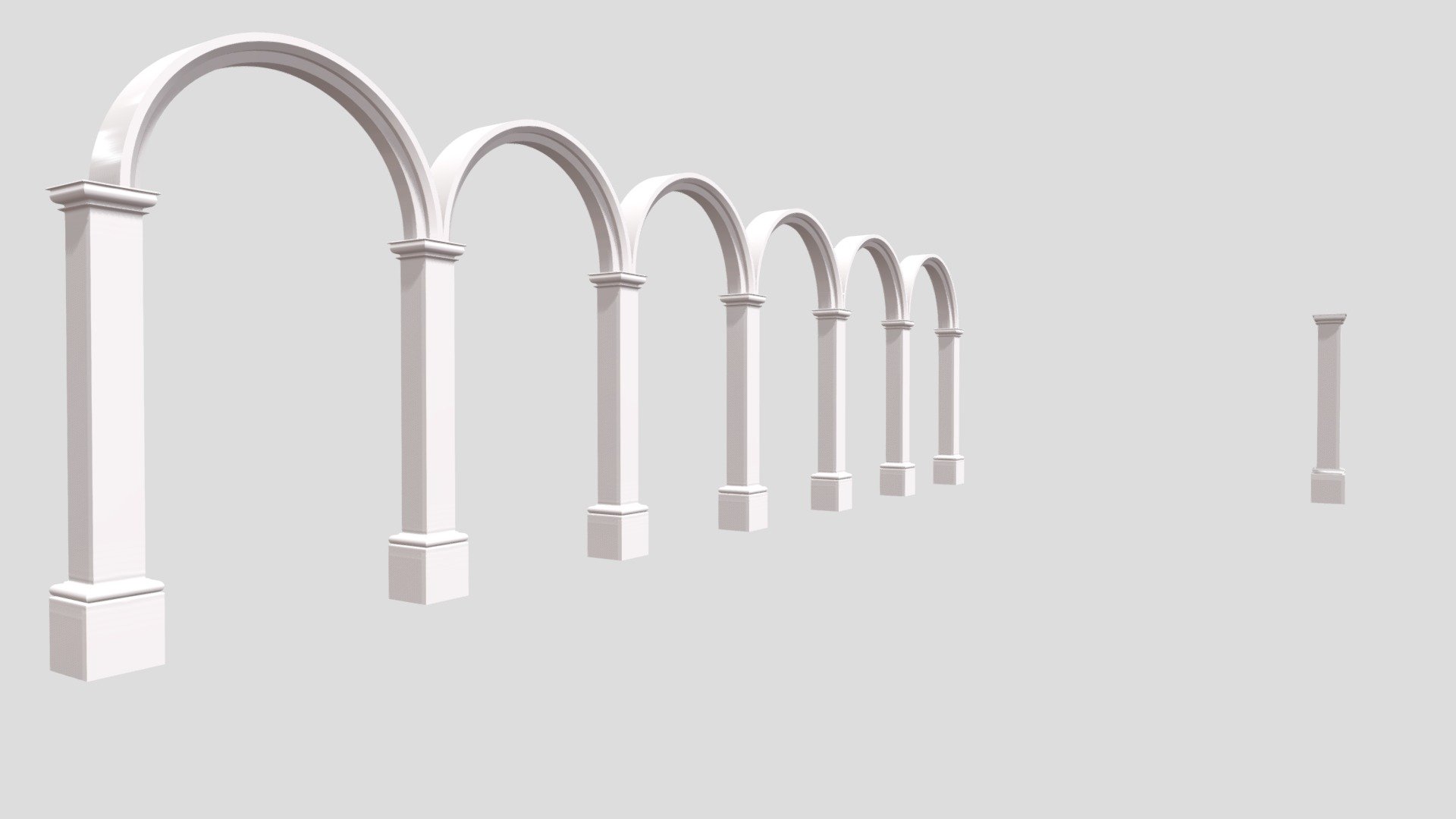 Arches - Download Free 3D model by Alonso GD (@skyless91) [5796684 ...