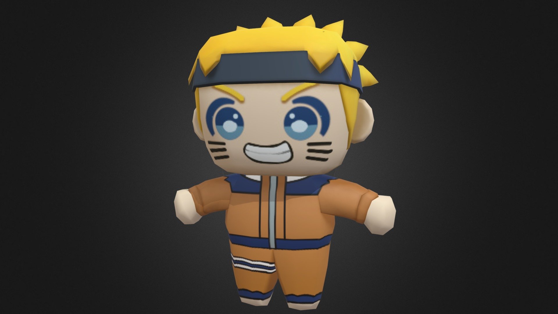 Chibi Naruto like Character - Buy Royalty Free 3D model by Ankhaunt ...