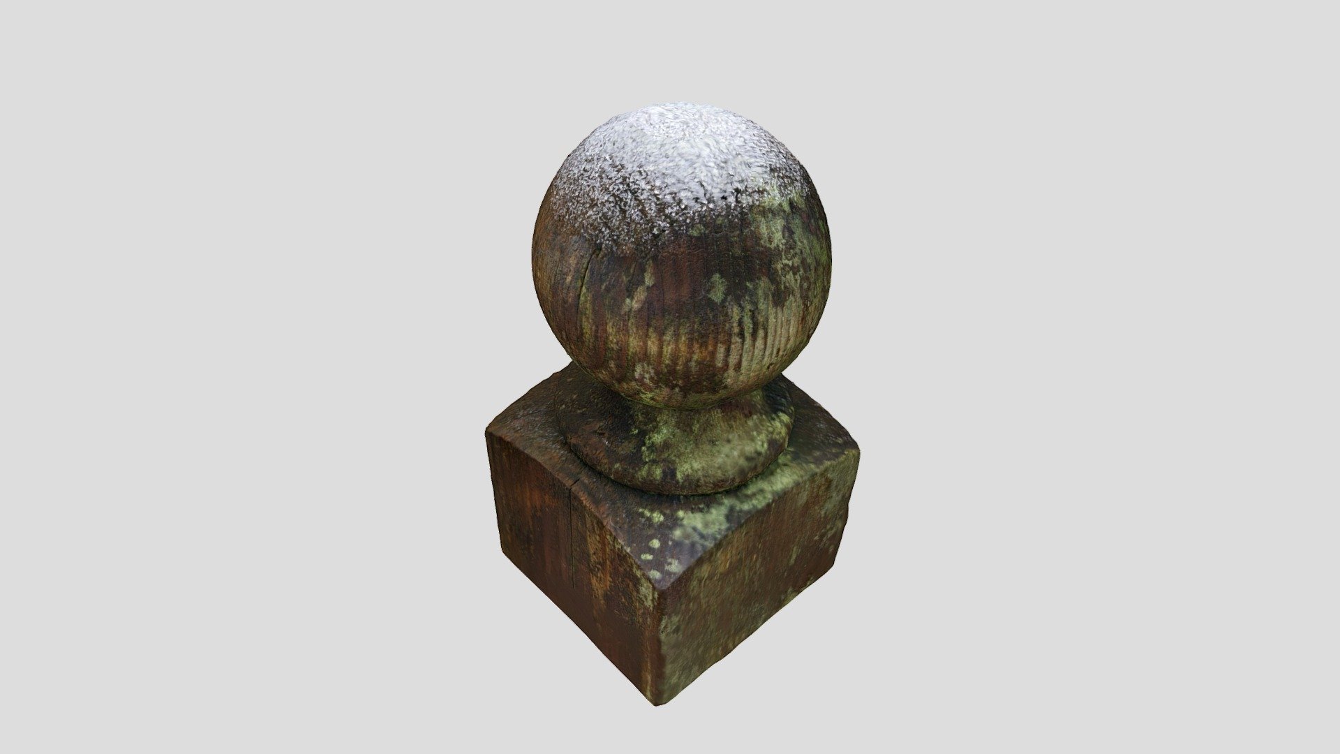 A frozen fence post. - Buy Royalty Free 3D model by garjames1 [5797da5 ...