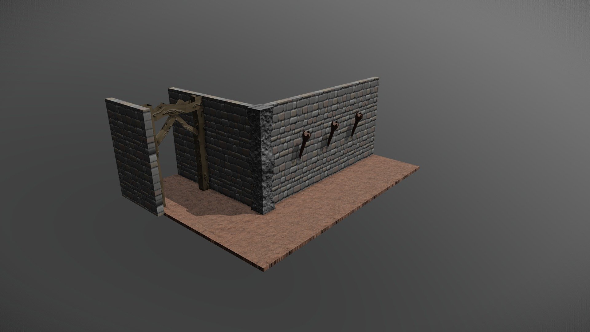 Labyrinth hallway - 3D model by Kayla_Roeten (@Kayla_) [5797dc6 ...