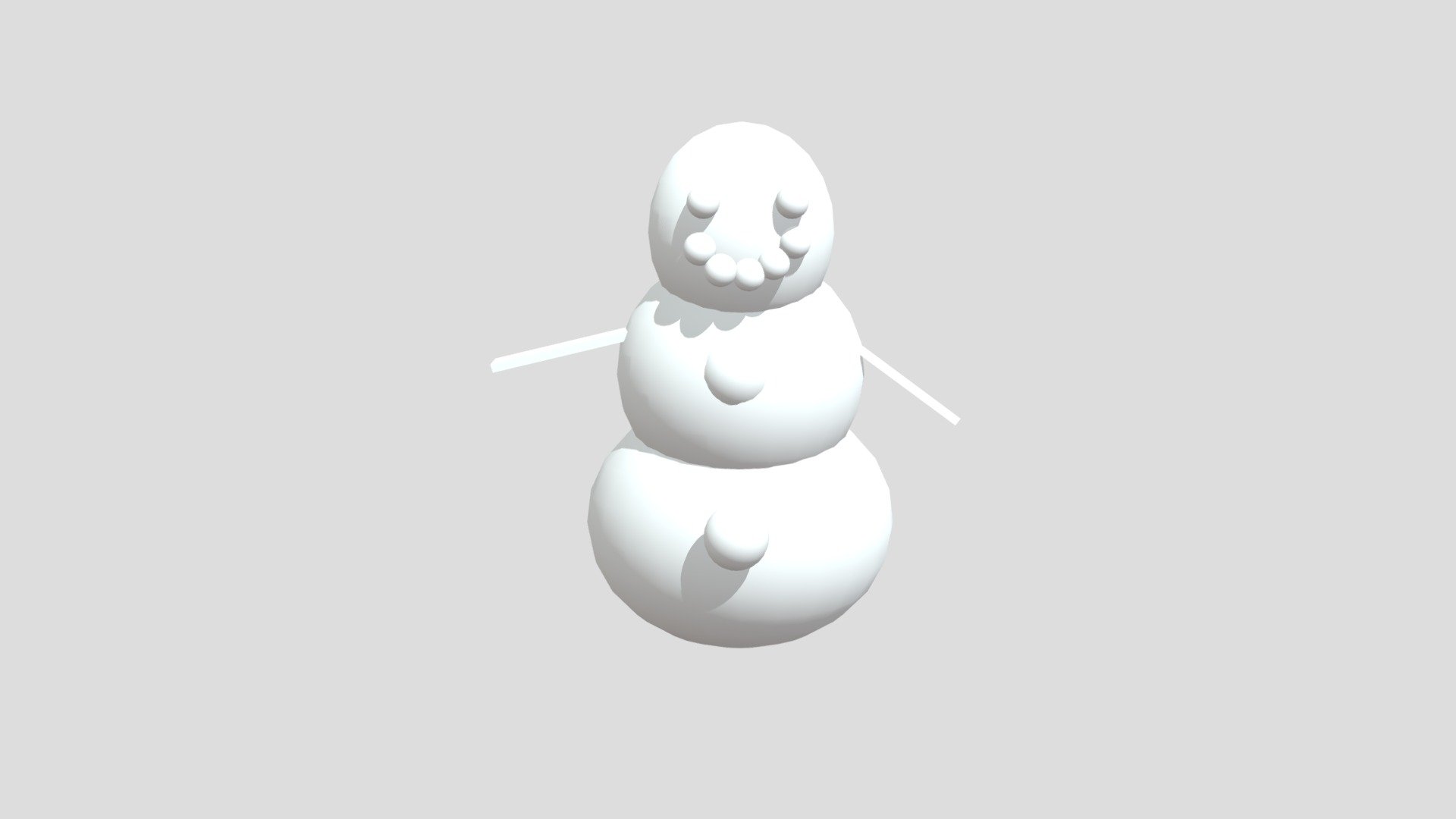 snowman - 3D model by Guest creator (@anisouelmoquaddam) [5798eb1] - Sketchfab