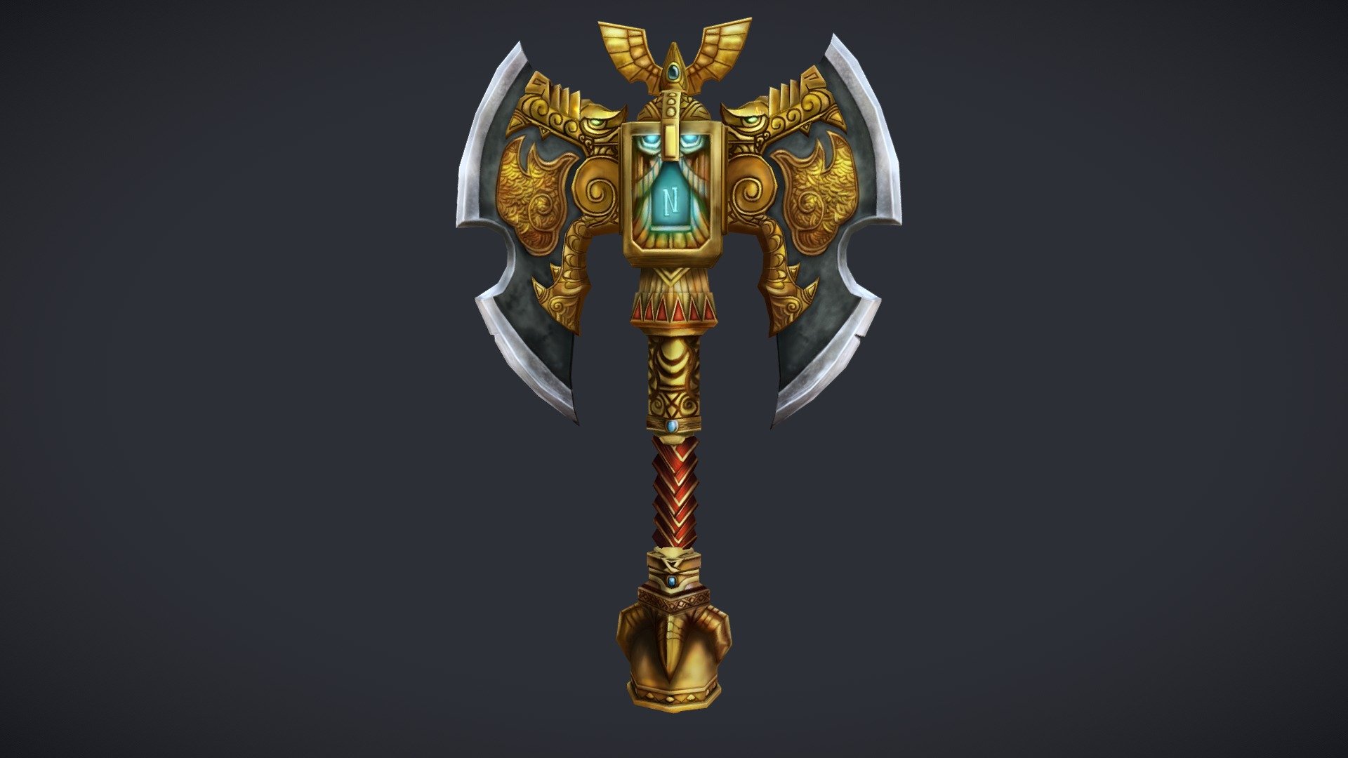 Axe - 3D model by Marcus Kennedy (@marcusalkennedy) [5799774] - Sketchfab