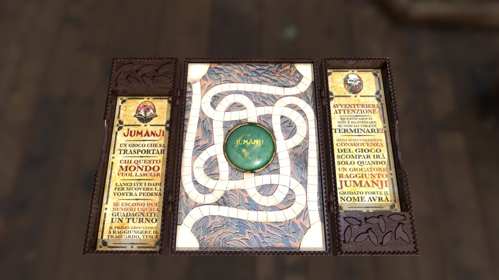 Jumanji - 3D model by Refref1990 [579c2ba] - Sketchfab