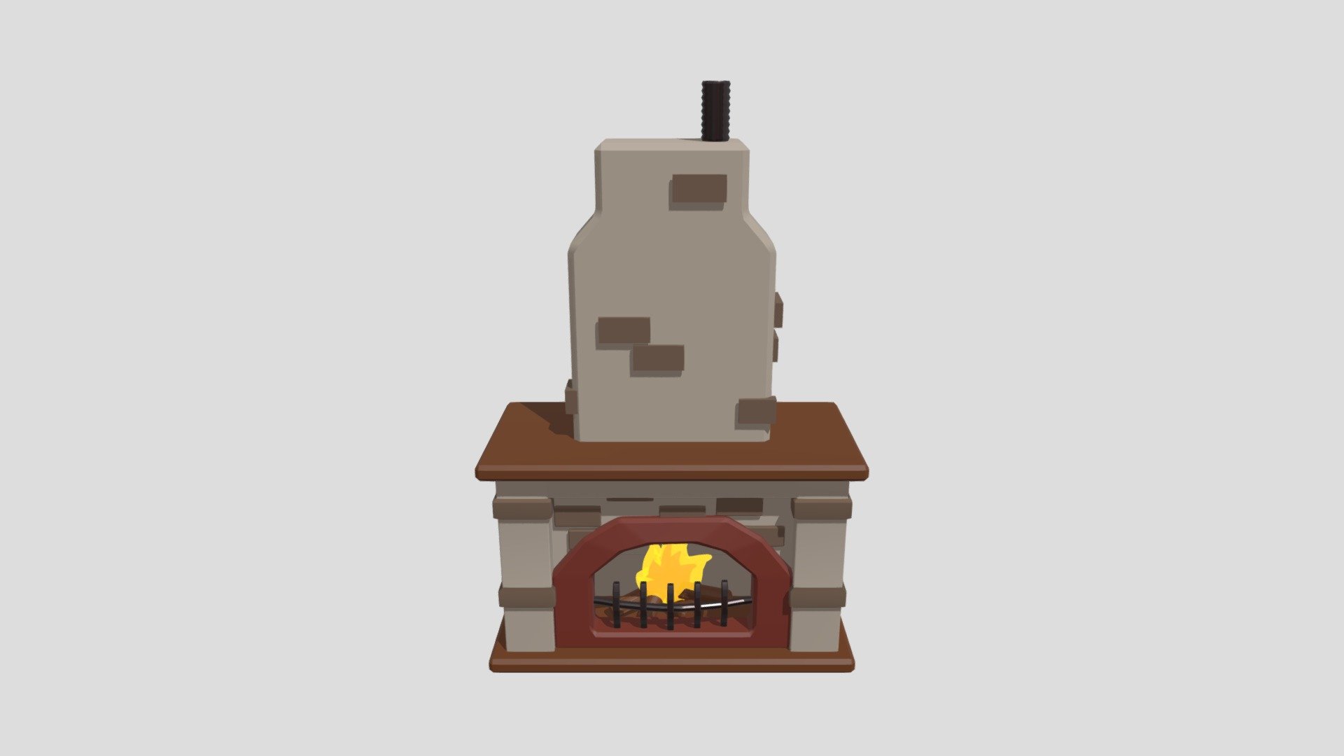 Fireplace - 3D model by yanx (@yx04) [579d452] - Sketchfab