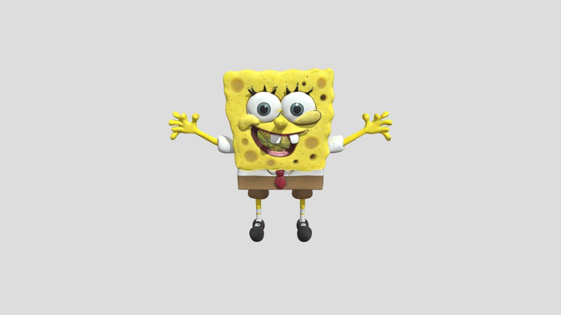 Sponge Character - 3D model by profejavierc [579e0e7] - Sketchfab