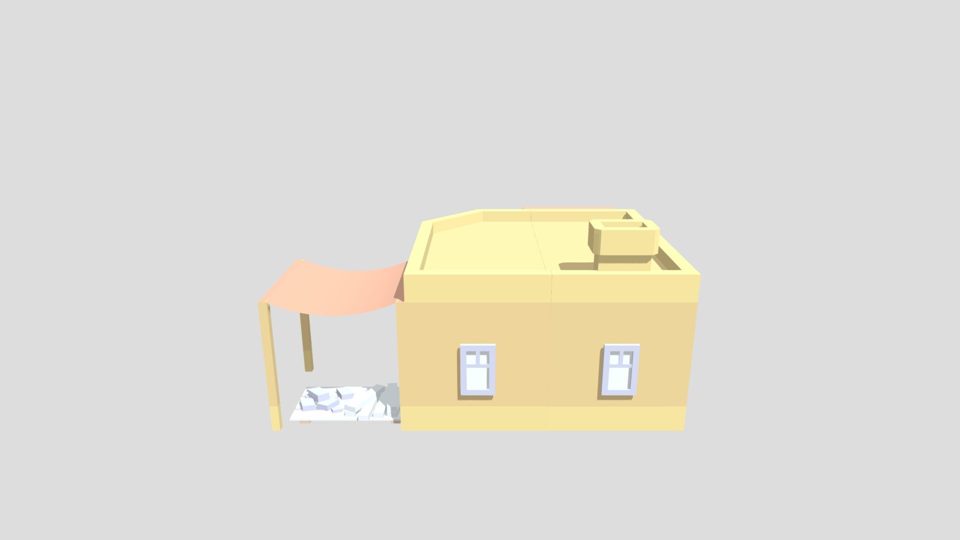 Low-poly Home - Download Free 3D model by Corvin12 [579ec72] - Sketchfab