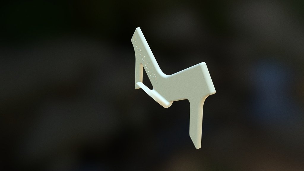 MHook - Strong easily installed wall hook - 3D model by Mohamed Hassan ...