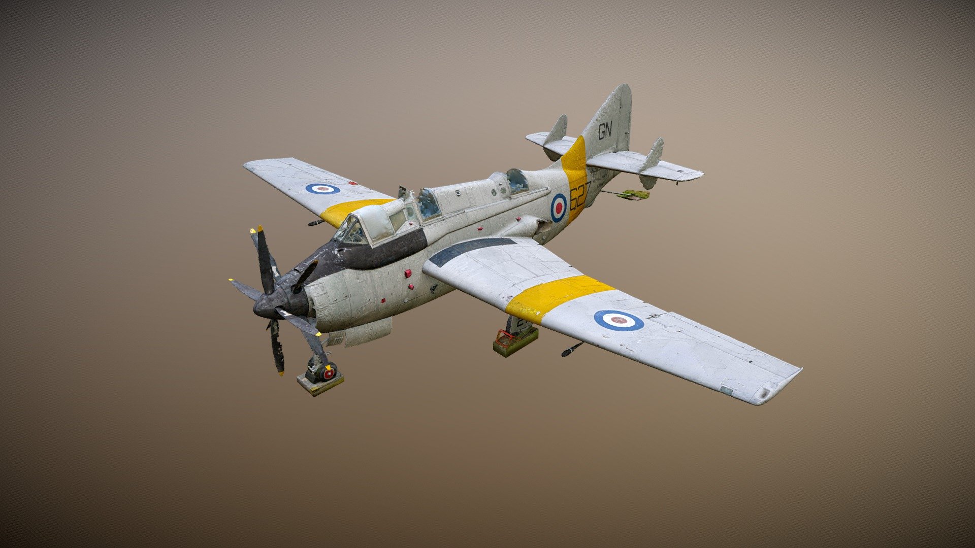 Fairey Gannet - Buy Royalty Free 3D model by blackfirefilms [57a61c4 ...