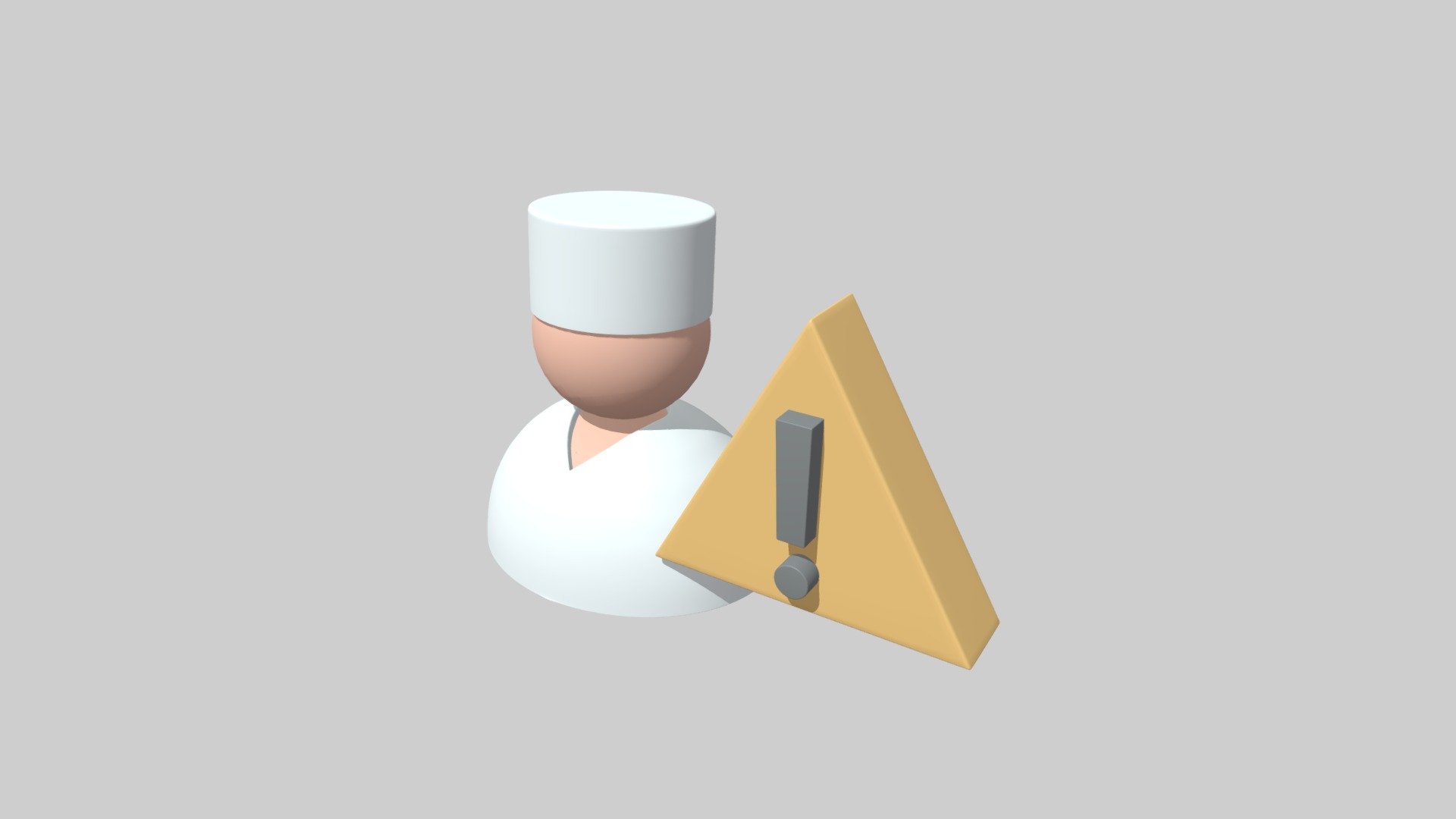 Attention icon - 3D model by LAFS [57a7f05] - Sketchfab