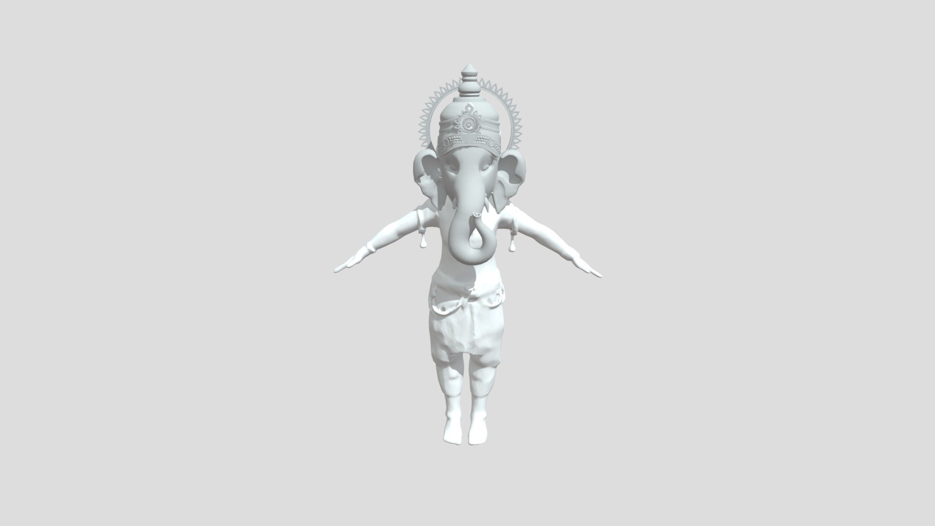 Bal Ganesh - Download Free 3D model by shiva famliy (@shivafamliy ...