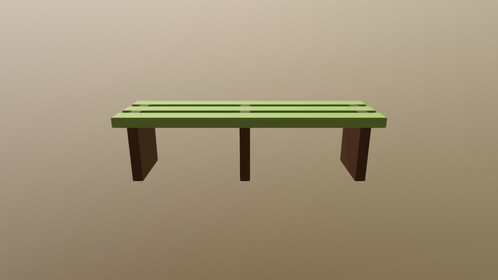 Bench - Download Free 3D model by gansaibow [57a8312] - Sketchfab