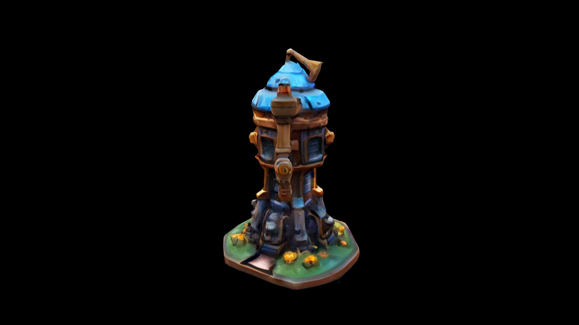 Tower Fall RTS building 0aaa79d0-92f0-4a40-b8da- - Download Free 3D ...