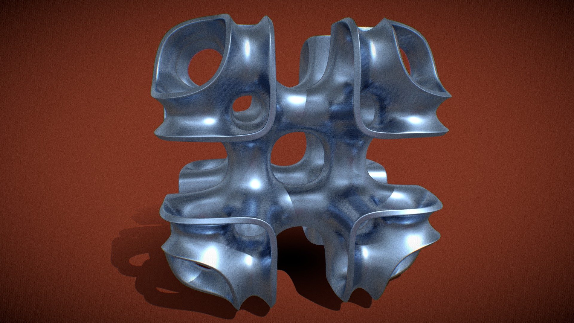 Cubic Lattice Abstract - Download Free 3D model by sc8di [57aaf11 ...