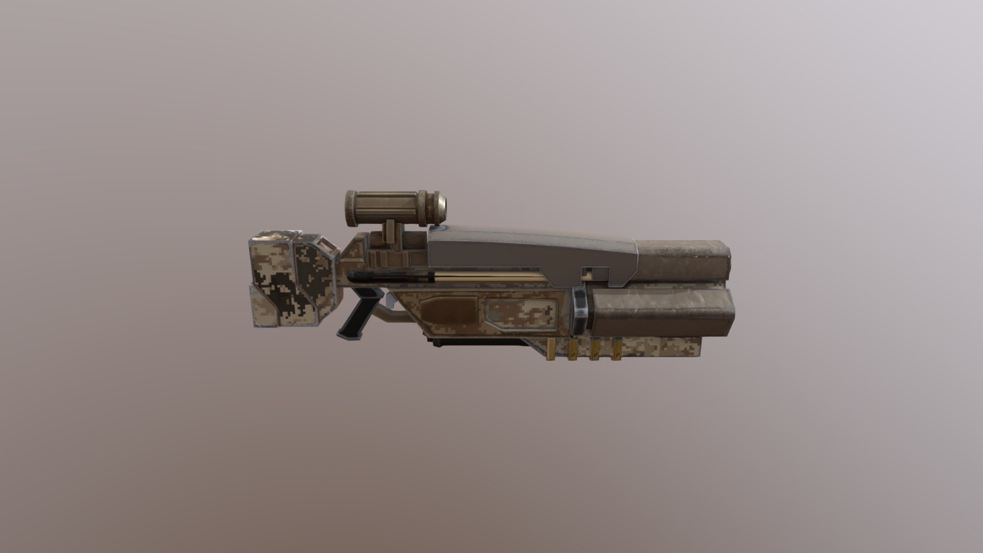 Gun model - 3D model by Ukatoxd [57abdf8] - Sketchfab