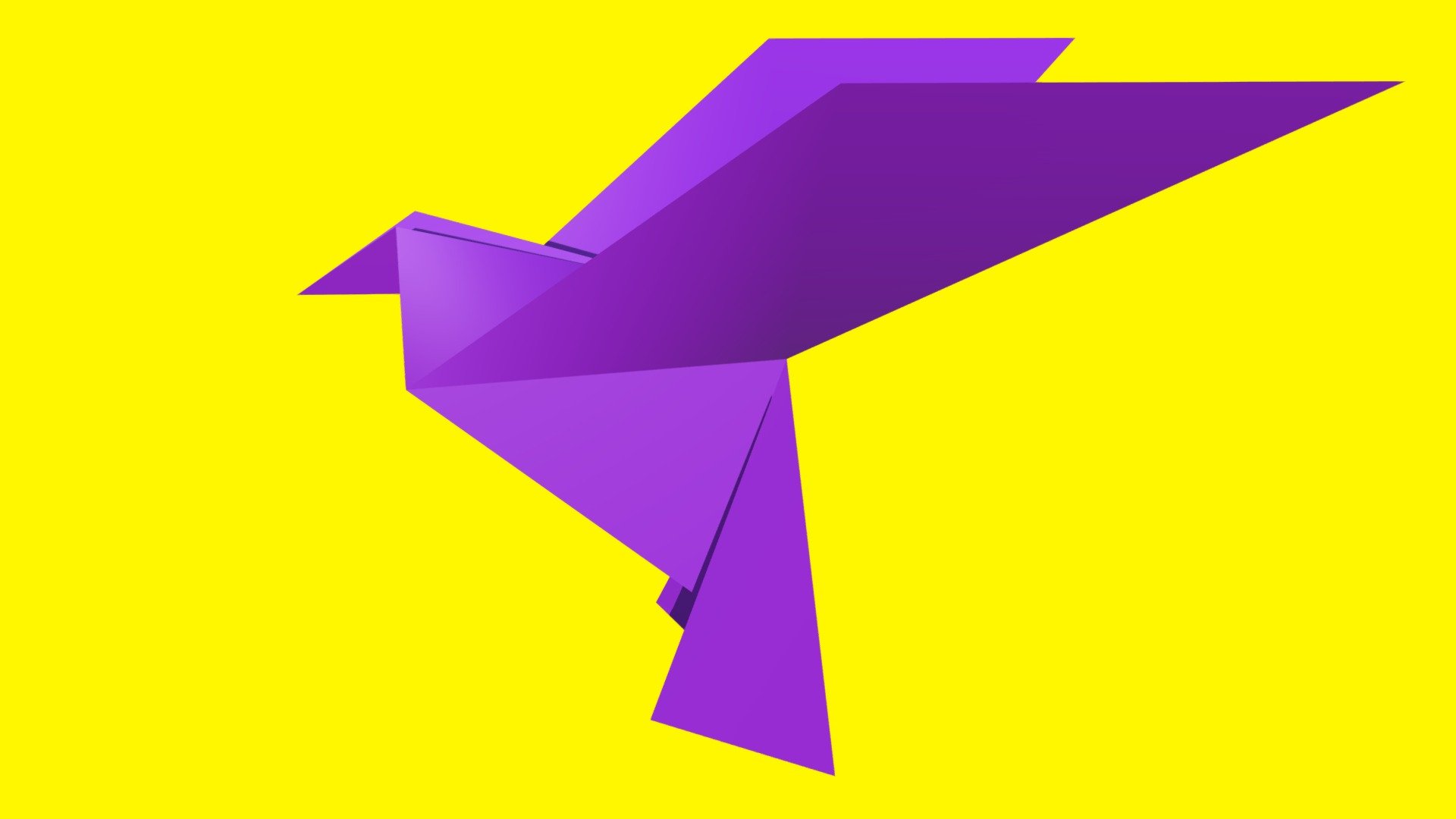Origami Low Poly Bird - 3D model by Lost Polygons (@lostpolygons ...