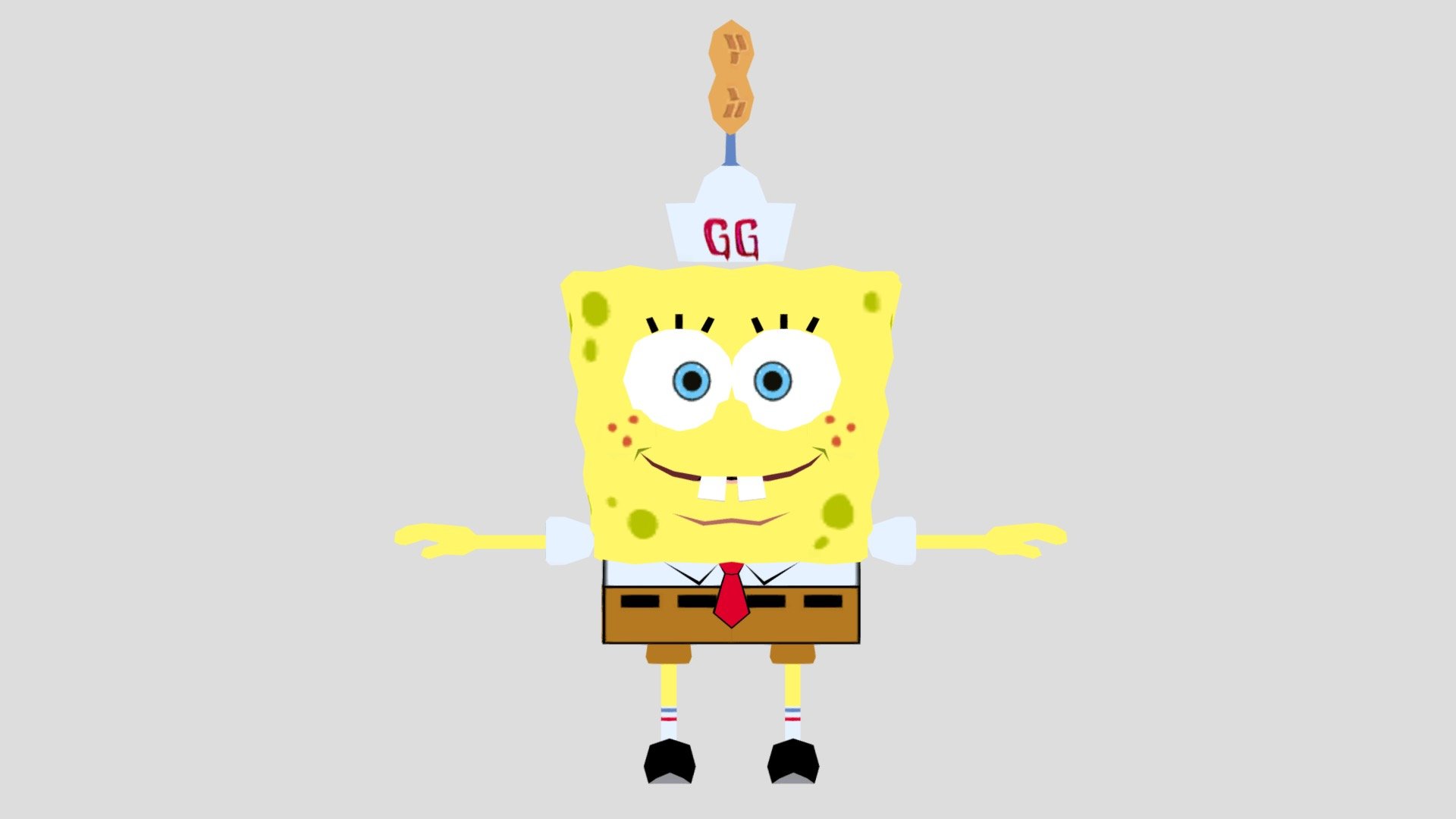 The SpongeBob Movie SpongeBob Goofy Goober - Download Free 3D model by ...