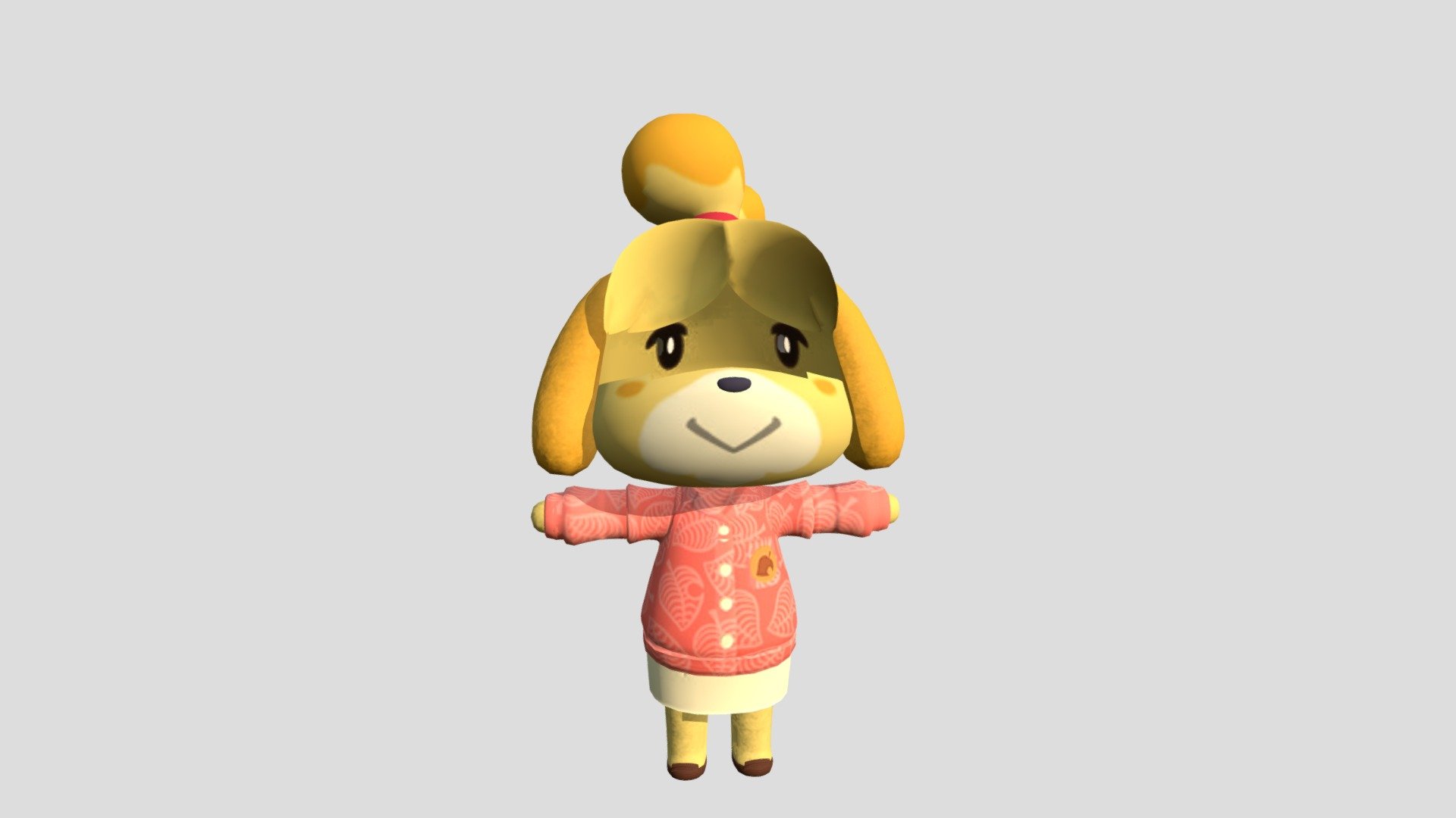 Animal Crossing New Horizons - Isabelle - Download Free 3D model by ...
