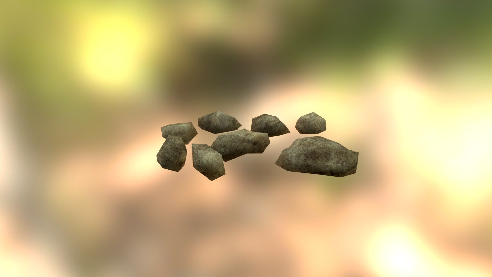 Stone_Small - 3D model by Creative Market (@creativemarket) [57afc24 ...