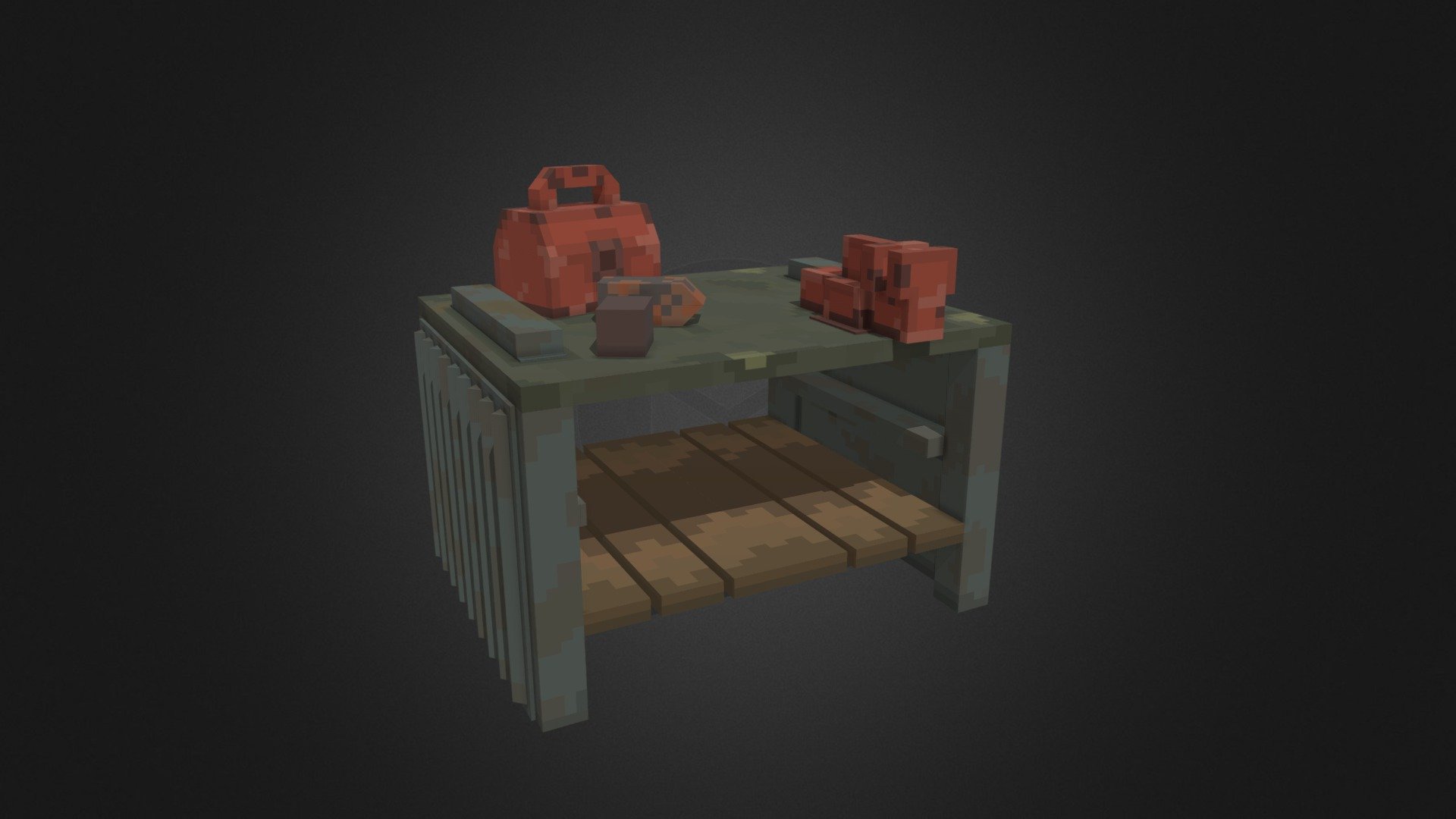 Rust Repair Bench - 3D model by AiMOps19 [57afc58] - Sketchfab