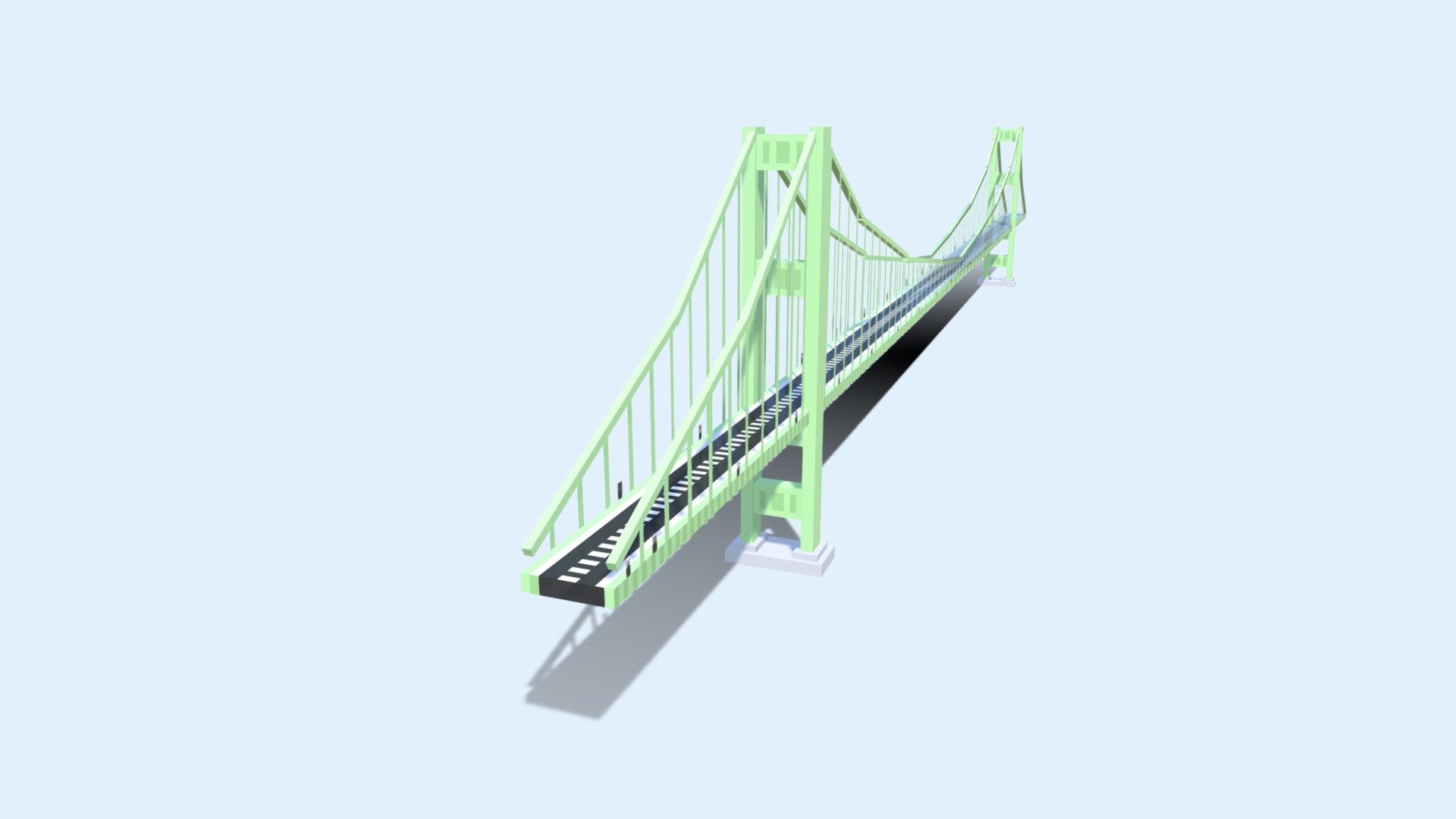 Tacoma Narrows Bridge (1940) - Download Free 3D model by ...