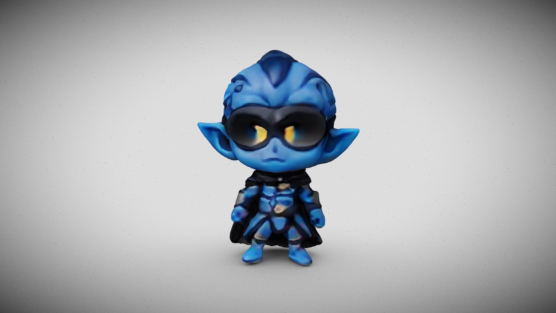 Blue Alien (AI Generated) - 3D model by Emm (@edemaistre) [57b2546 ...