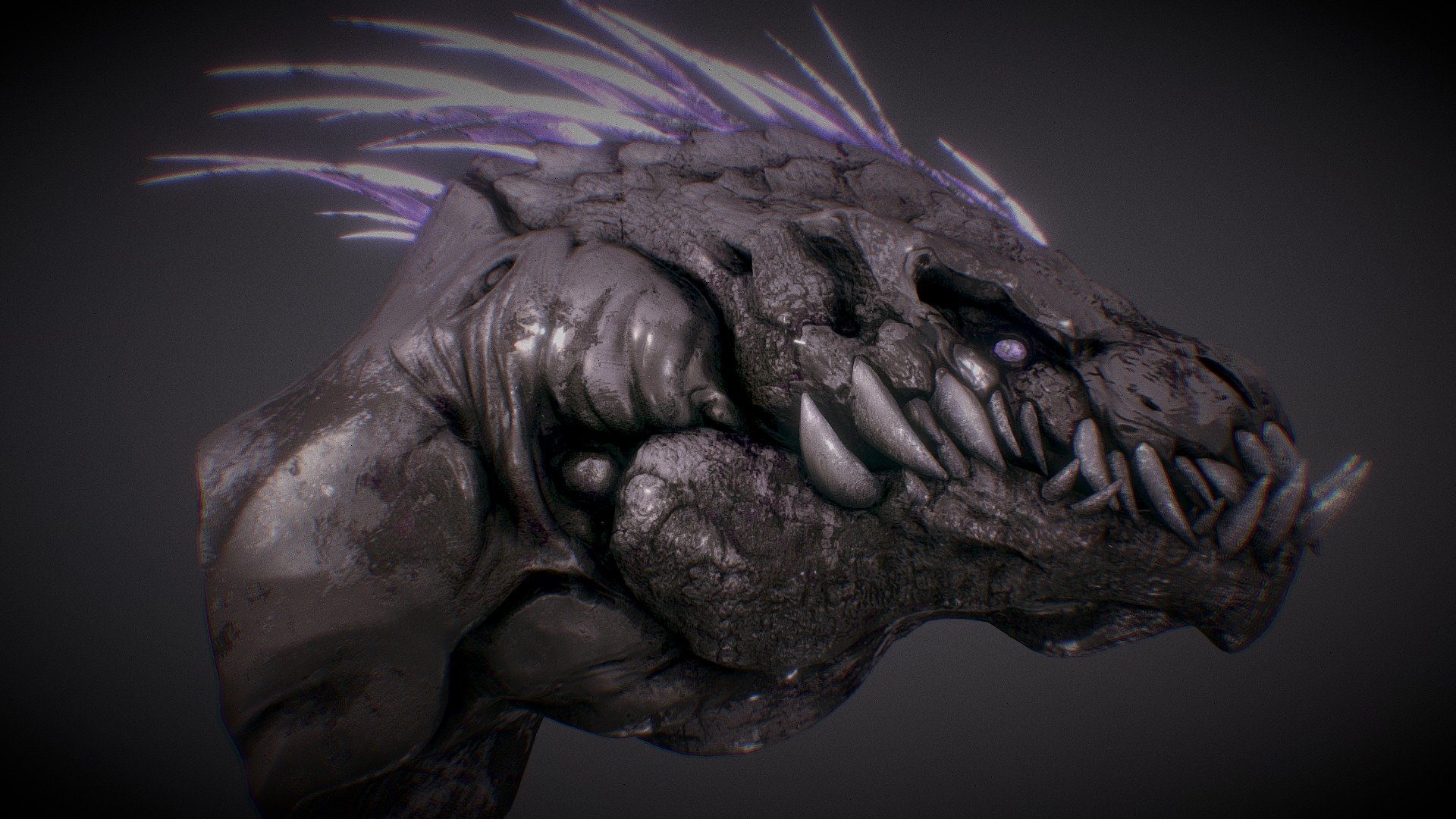 speed sculpt:DRAGON test - 3D model by k72621h [57b2943] - Sketchfab
