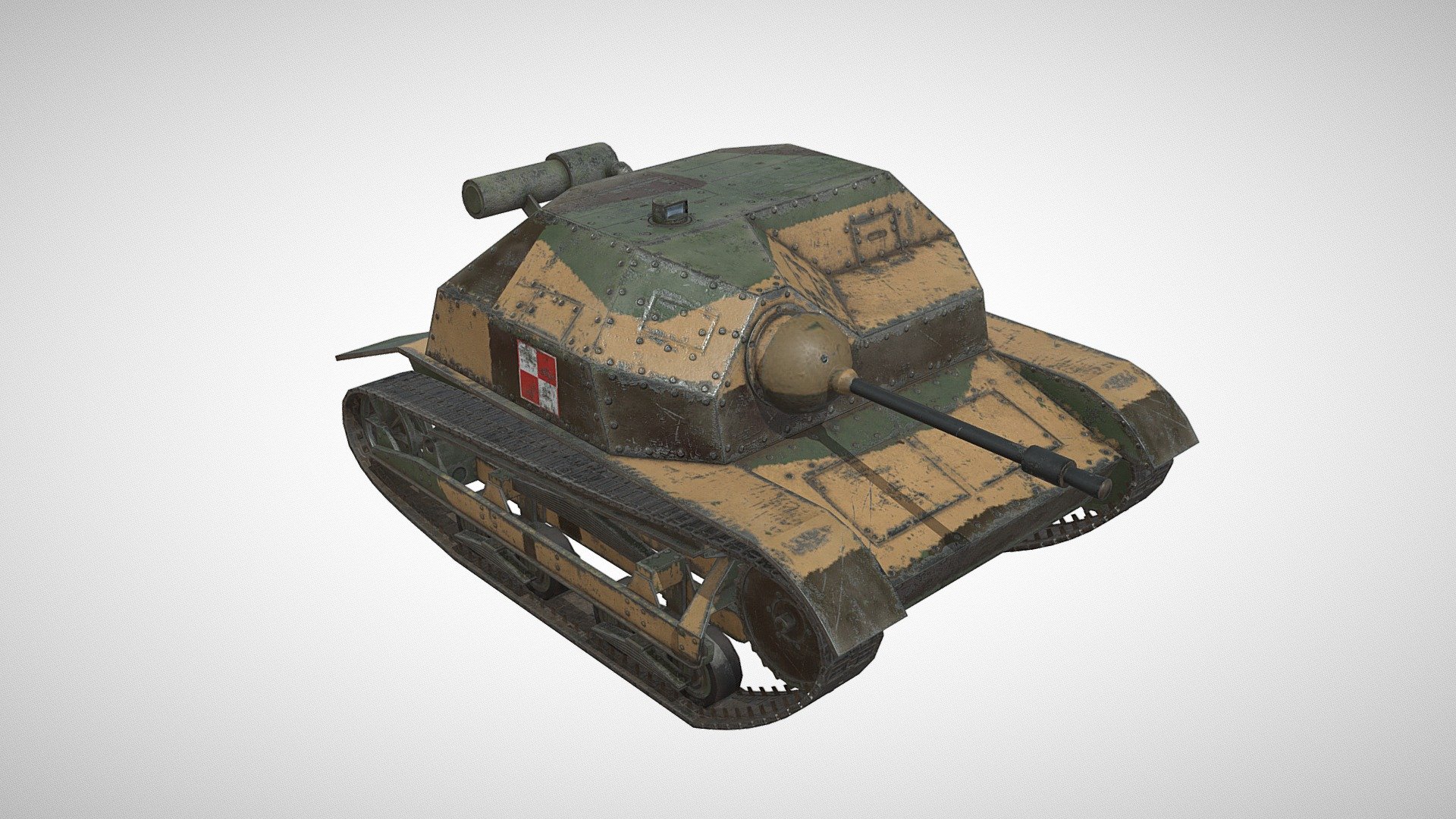 TKS 20mm tankette - Download Free 3D model by Call_ada (@IvanKoliada ...