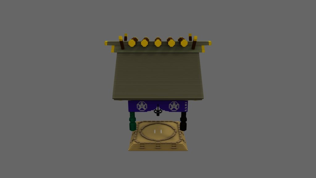 The Dohyo (japanese sumo ring) - 3D model by odwr (@TengaBoys_odwr ...