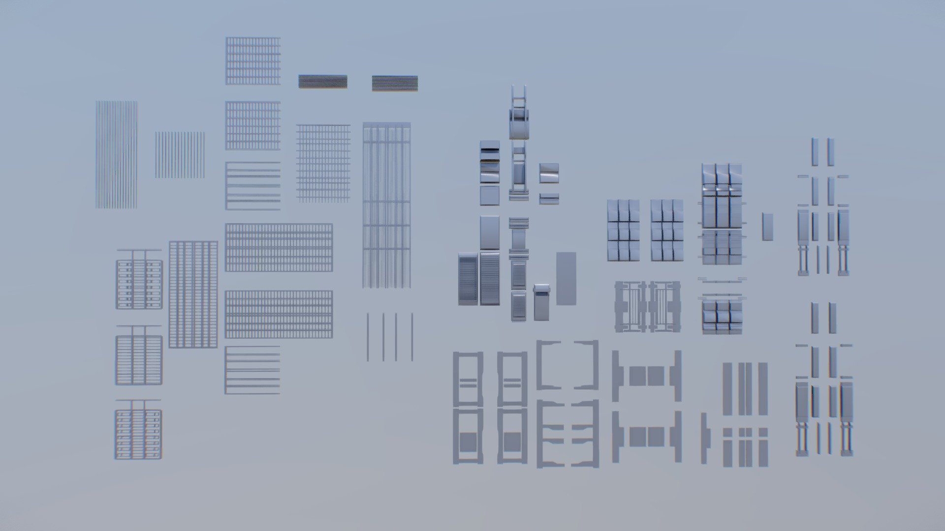 grids set - Download Free 3D model by 𝖟𝖙𝖗𝖟𝖙𝖗 (@ztrztr3) [57b7534 ...